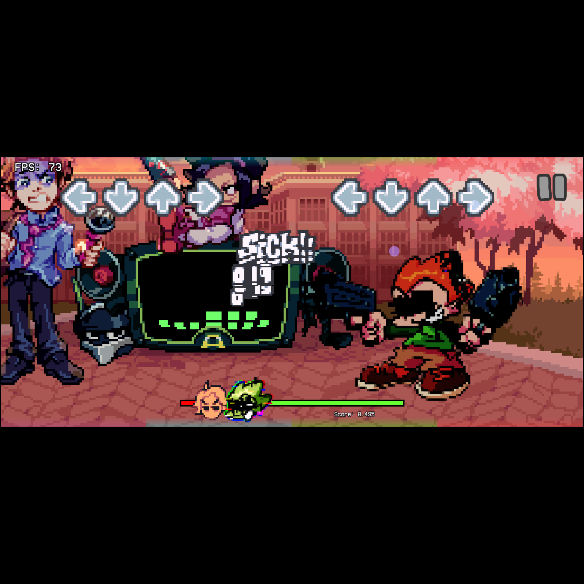 Glitch Apocalypse Skins Mod for Friday Night Funkin' | FNF Mods