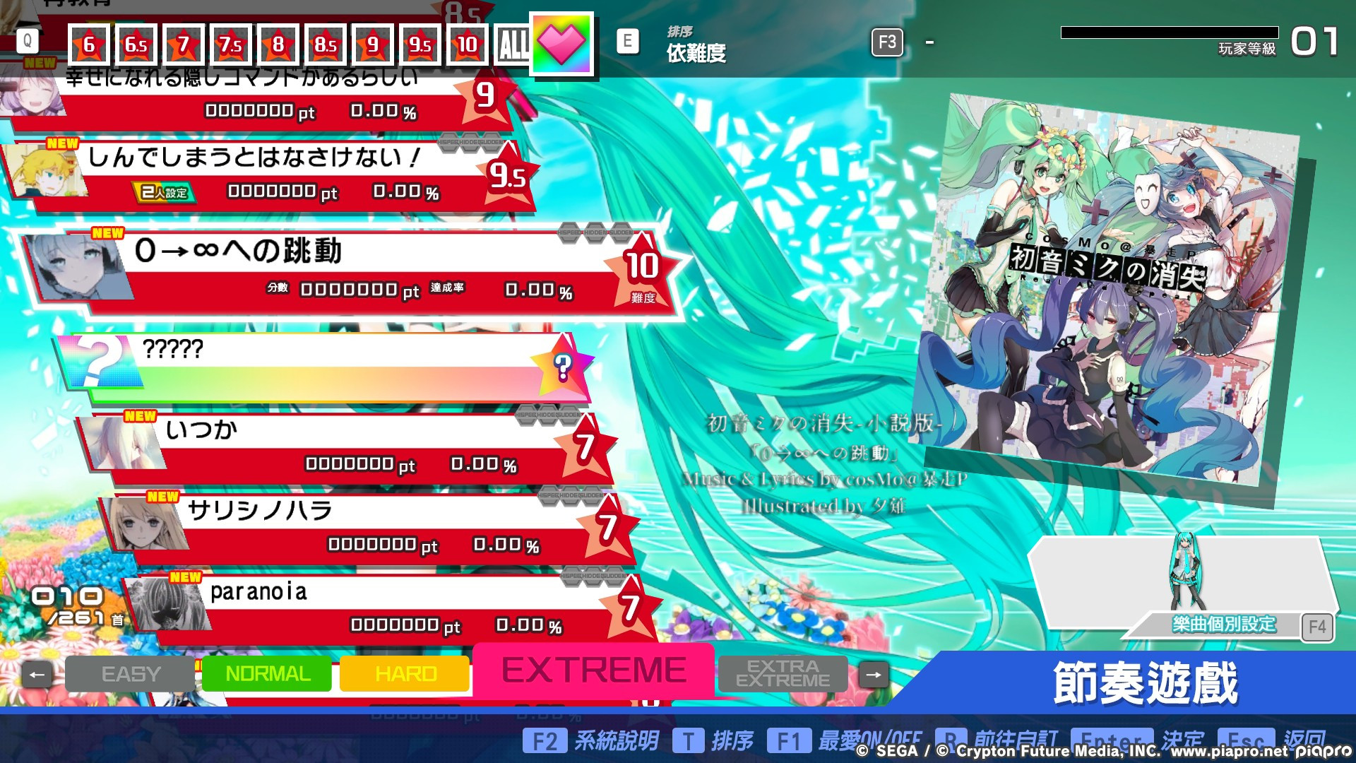 JKL PPD Chart Pack 1 (9.X) Mod for Hatsune Miku: Project DIVA Mega Mix+ ...