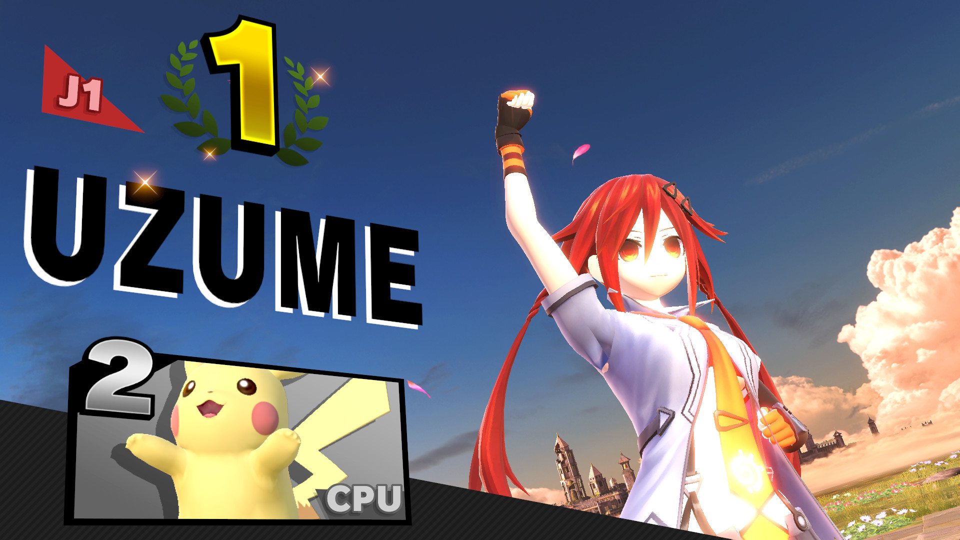 Uzume Tennouboshi as Ryu Mod for Super Smash Bros. Ultimate | SSBU Mods