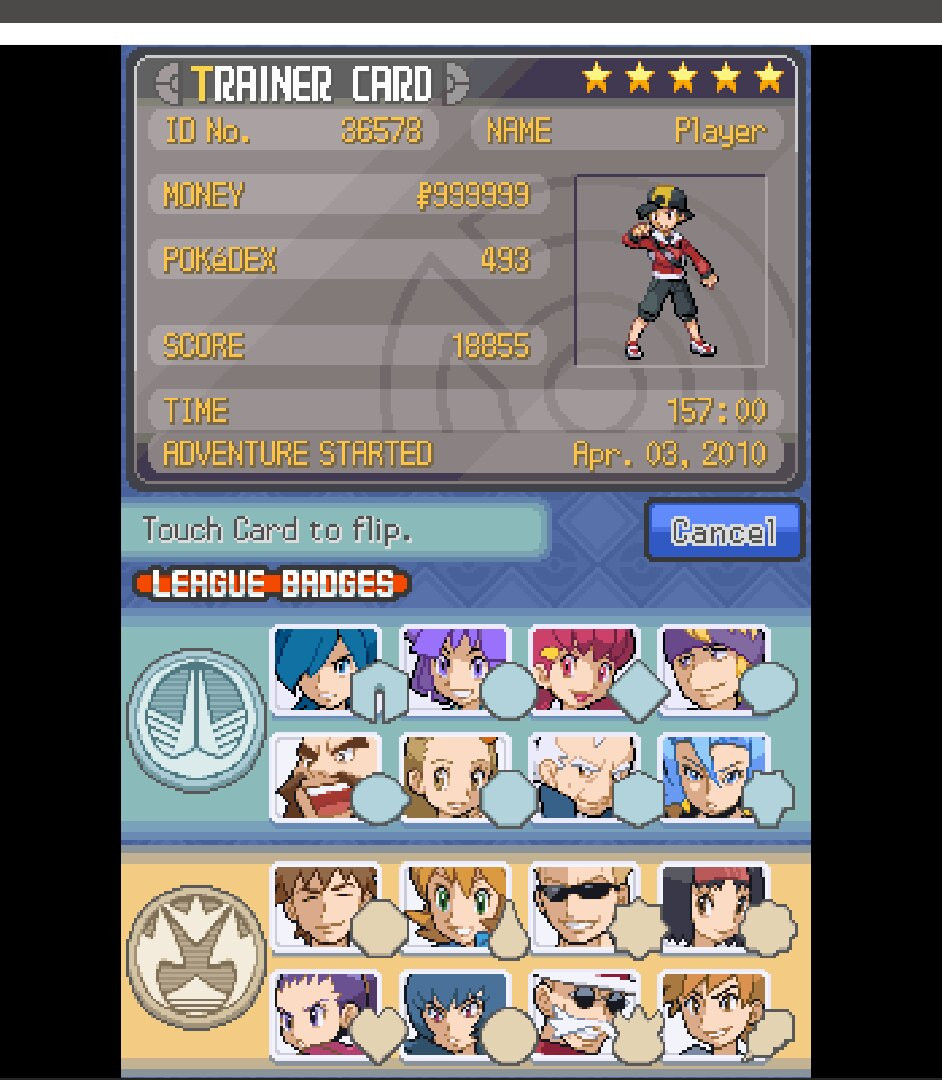 100% Save File [Heartgold] Mod for Pokemon HeartGold & SoulSilver ...