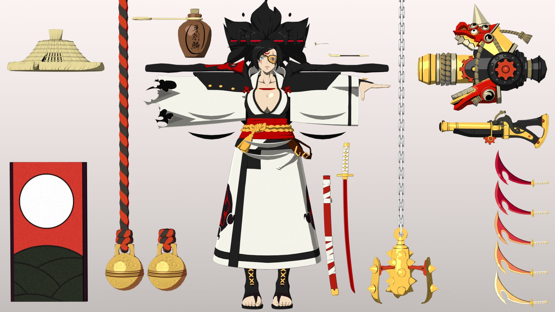 Tanuki Rat Baiken Mod for GUILTY GEAR -STRIVE- | GGST Mods