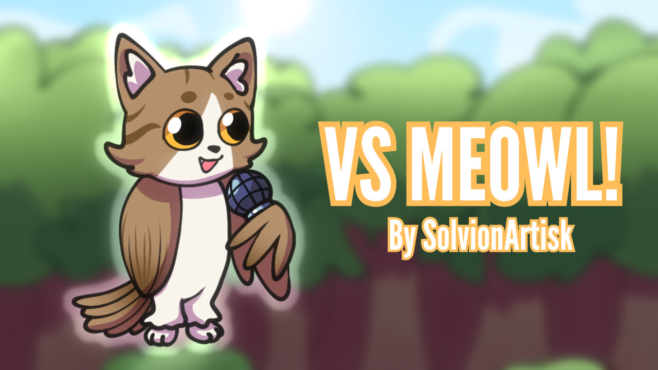 Vs Meowl! the owl cat! Mod for Friday Night Funkin' | FNF Mods