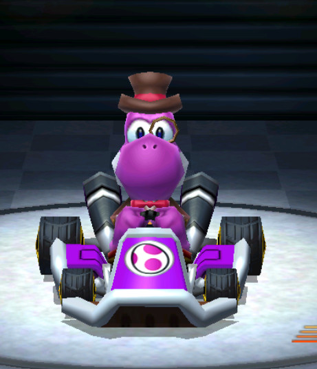 Yoshi (Aristocrat) Mod for Mario Kart 7 | MK7 Mods