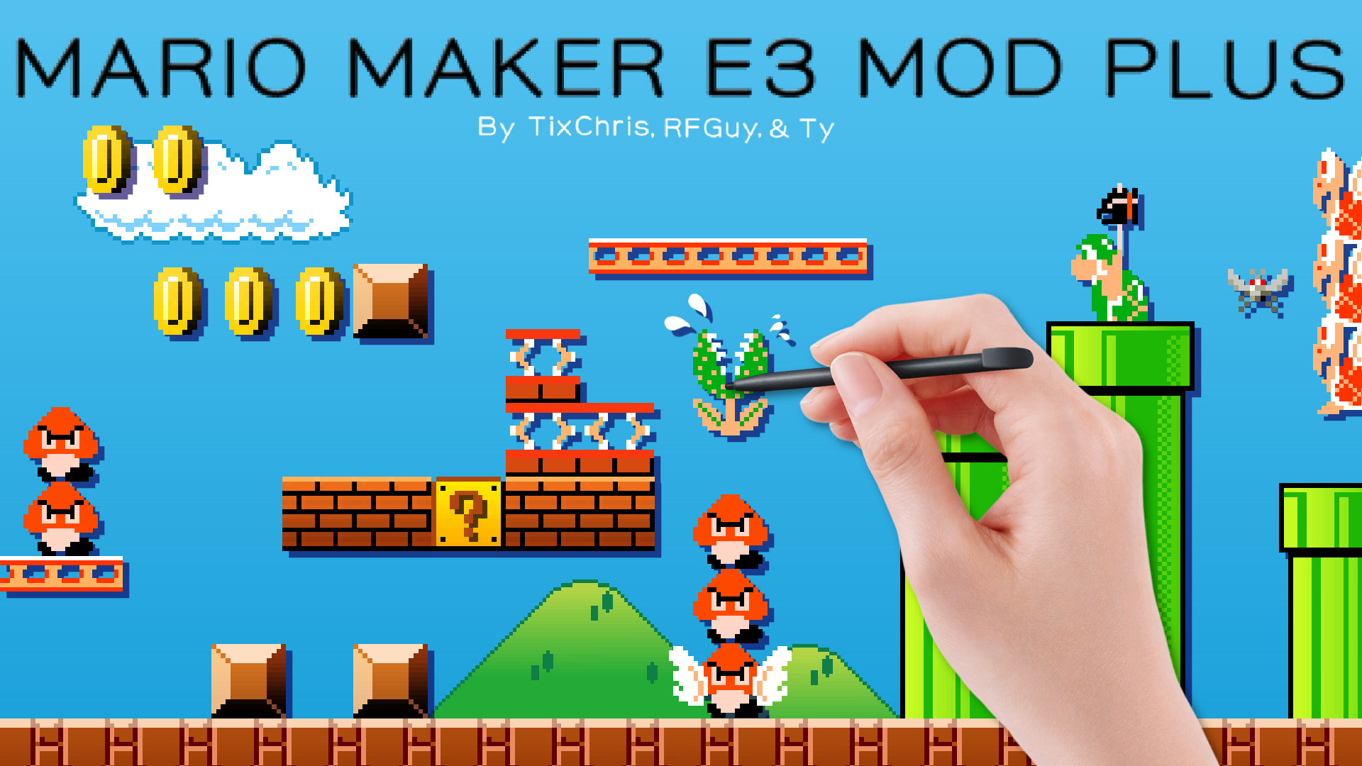 Mario Maker E3 Mod PLUS Mod for Super Mario Maker | SMM Mods