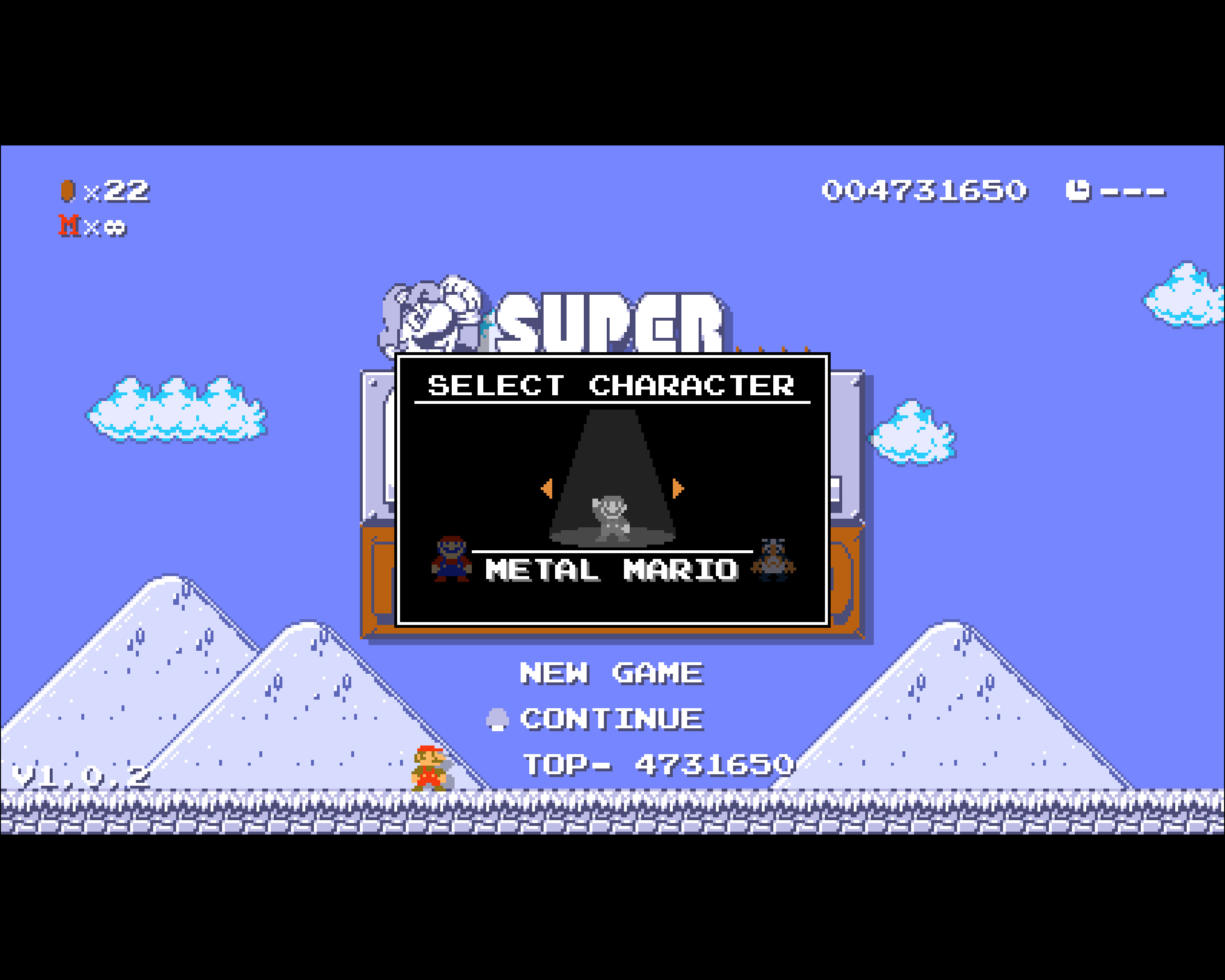 (CHALENGE CHARACTER) Metal Mario Mod for Super Mario Bros. Remastered ...