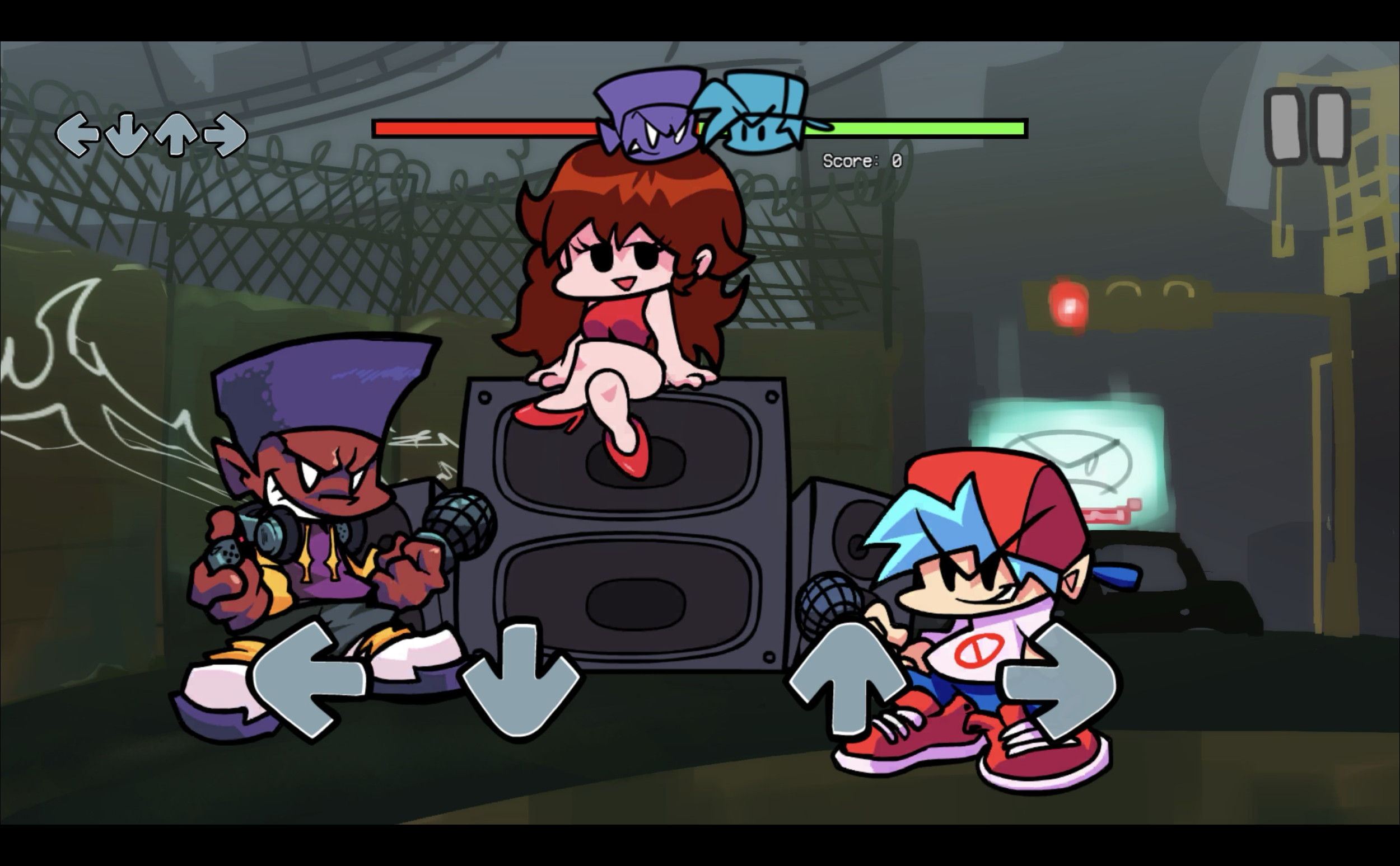 Old WeekEnd 1 BG (V-Slice) Mod for Friday Night Funkin' | FNF Mods