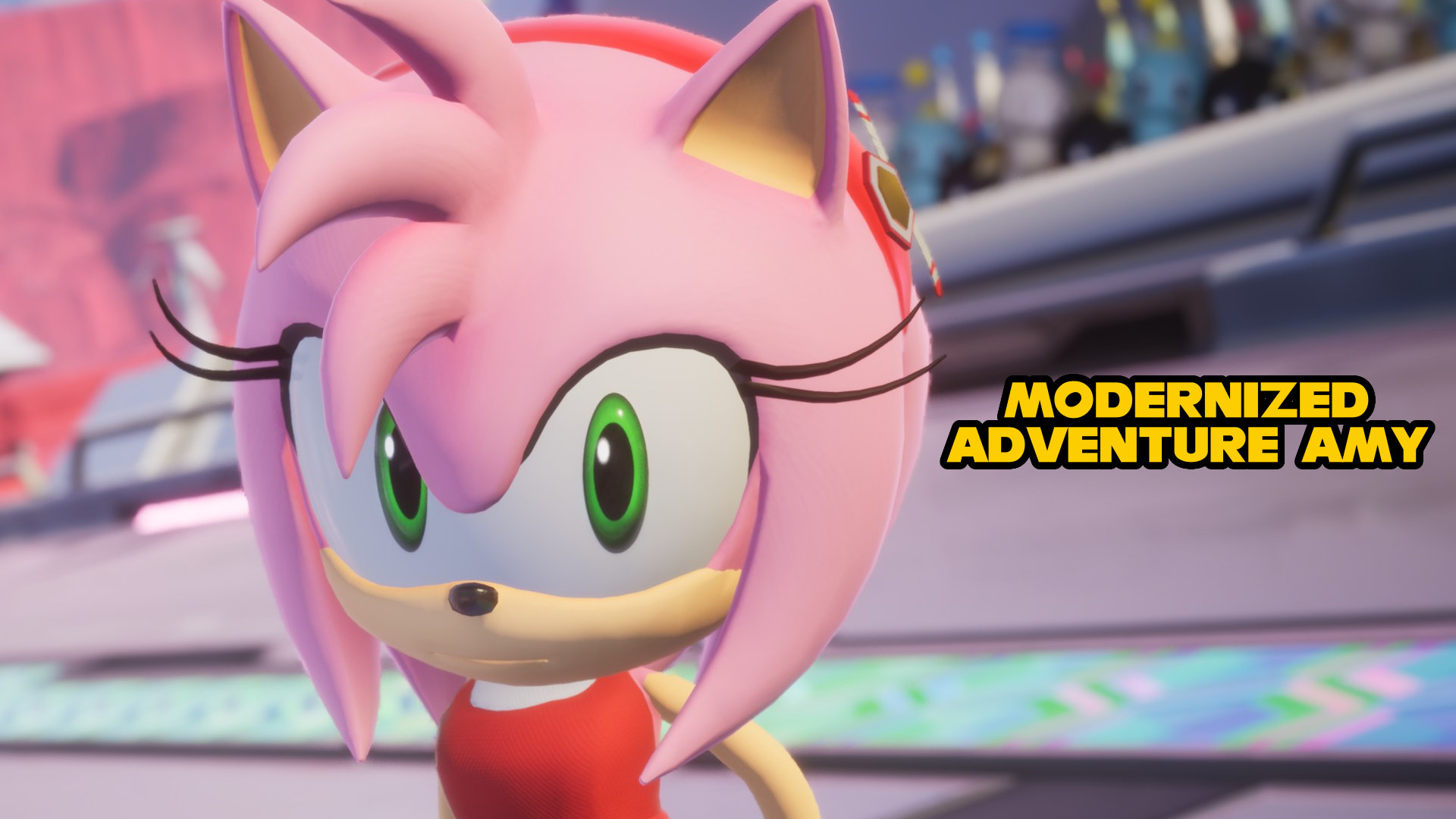 Modernized Adventure Amy Mod for Sonic Racing: CrossWorlds | SR:CW Mods