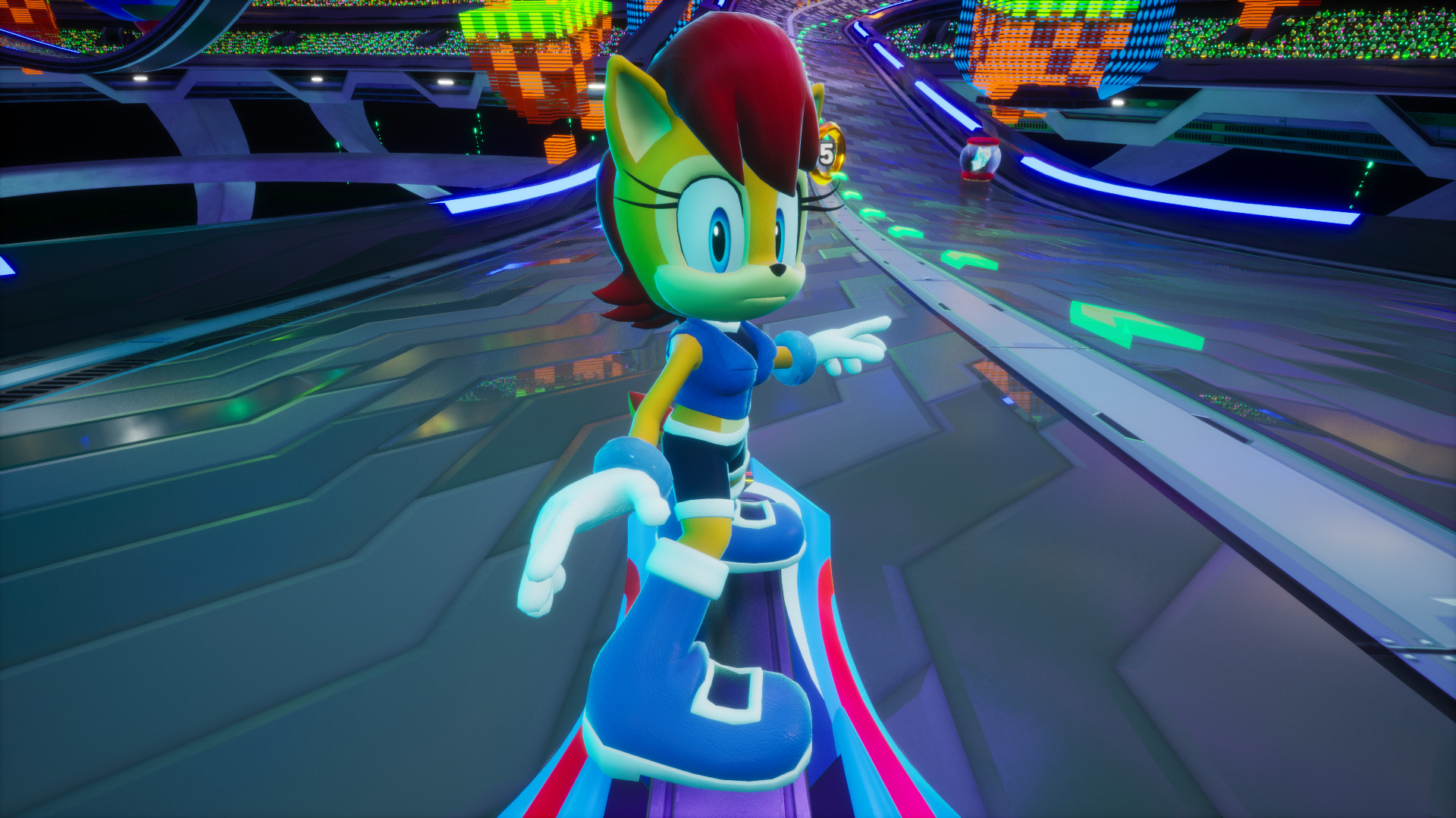 Sally Acorn Mod for Sonic Racing: CrossWorlds | SR:CW Mods
