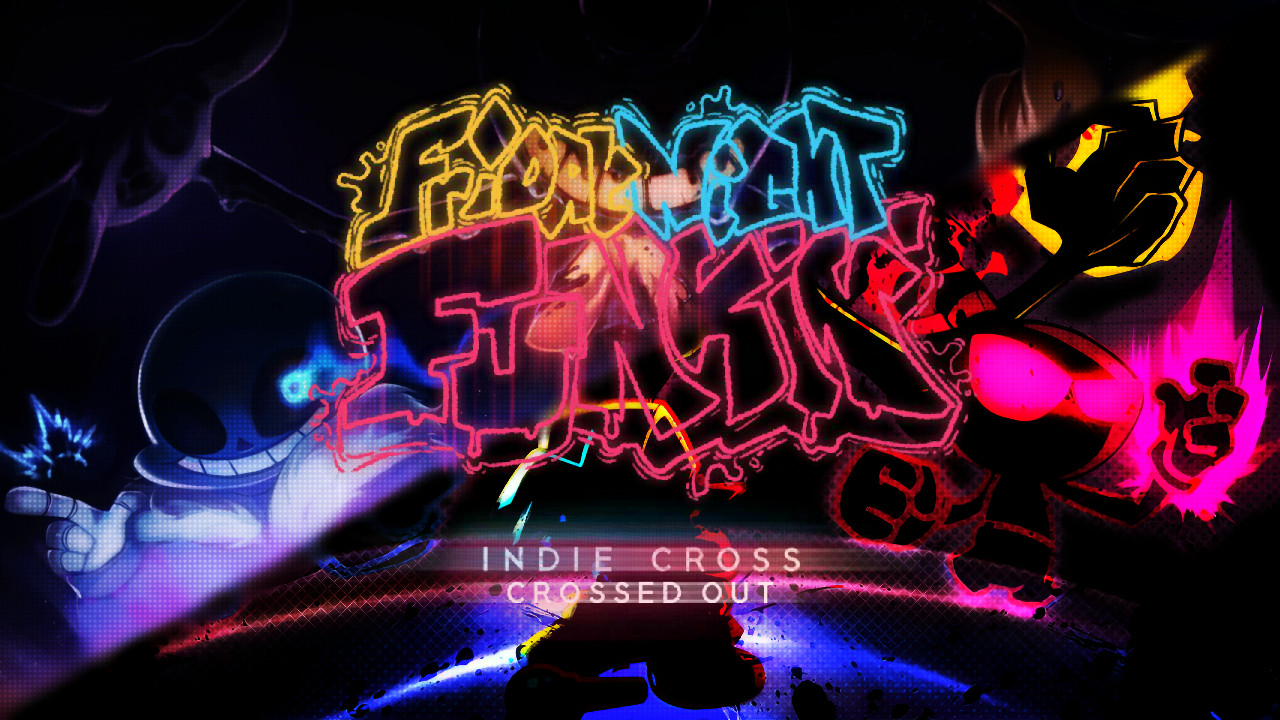Indie Cross - Crossed Out (Hot Fix) Mod for Friday Night Funkin' | FNF Mods