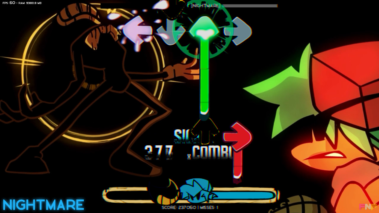 Indie Cross - Crossed Out (Hot Fix) Mod for Friday Night Funkin' | FNF Mods