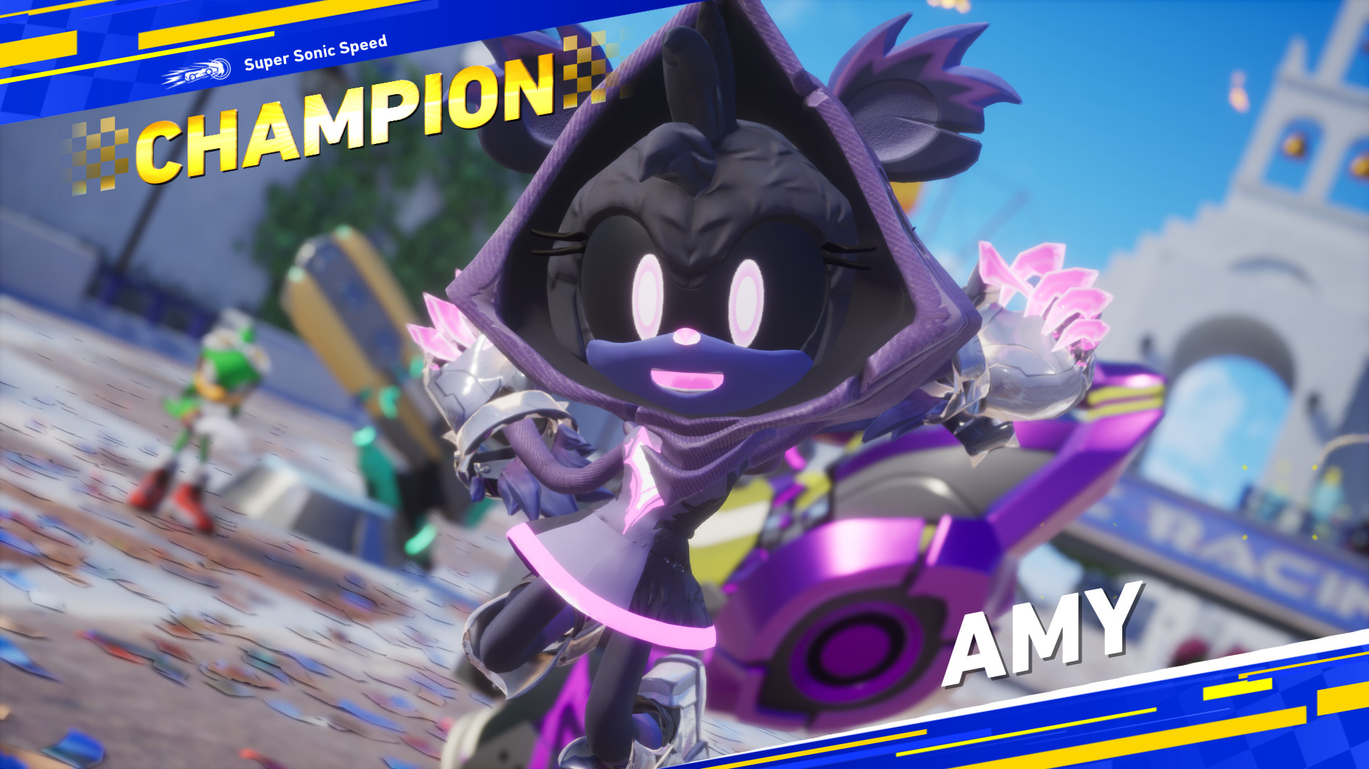 Raven Team Leader Amy Mod for Sonic Racing: CrossWorlds | SR:CW Mods