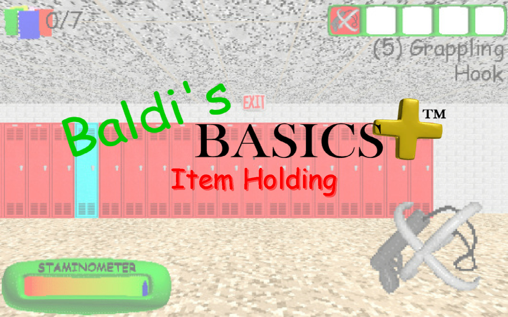 [0.13+]Item Holding Mod for Baldi's Basics | Baldi Mods