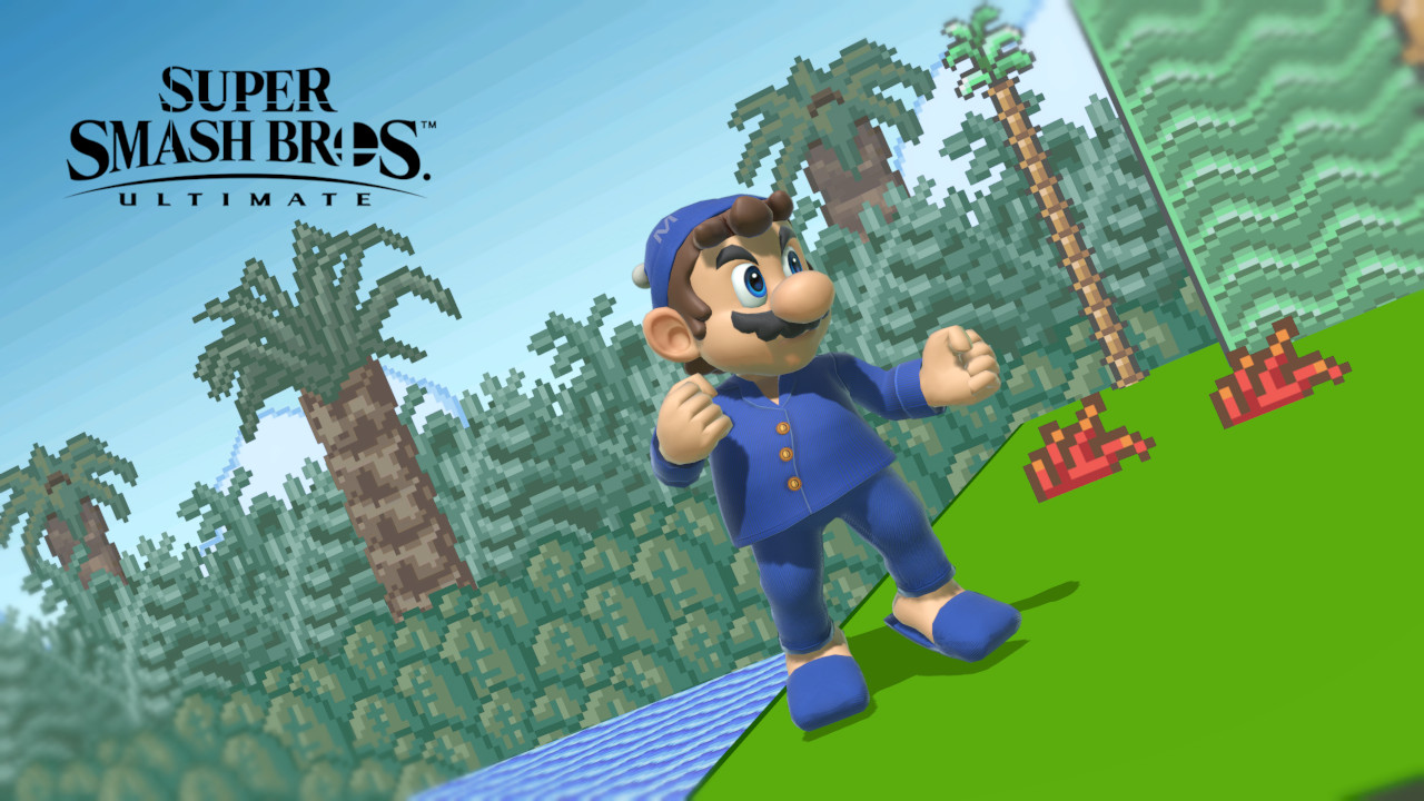 Nightwear Mario Mod for Super Smash Bros. Ultimate | SSBU Mods