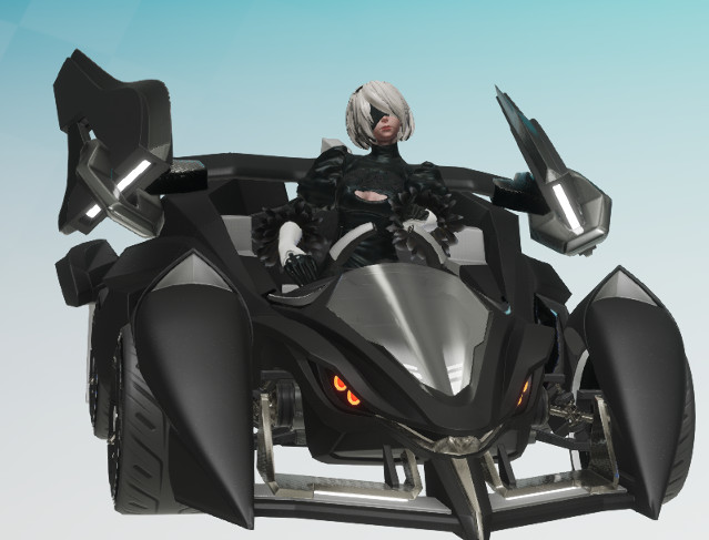 YoRHa 2B From Nier automata over Joker + Voice Mod for Sonic Racing ...