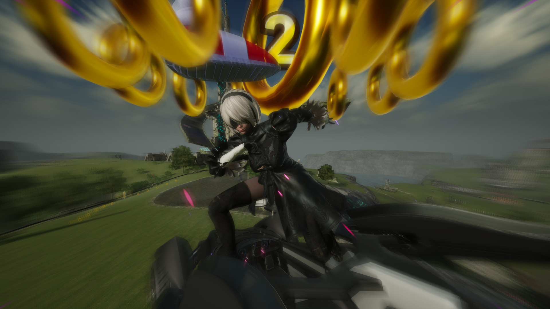 YoRHa 2B From Nier automata over Joker + Voice Mod for Sonic Racing ...