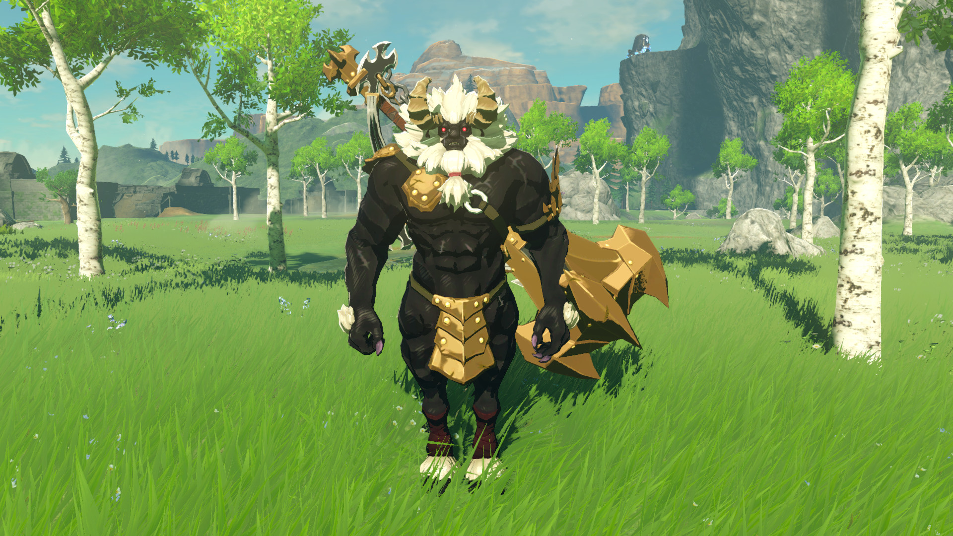 Fully Black Lynel - Retexture Mod for The Legend of Zelda: Breath of ...