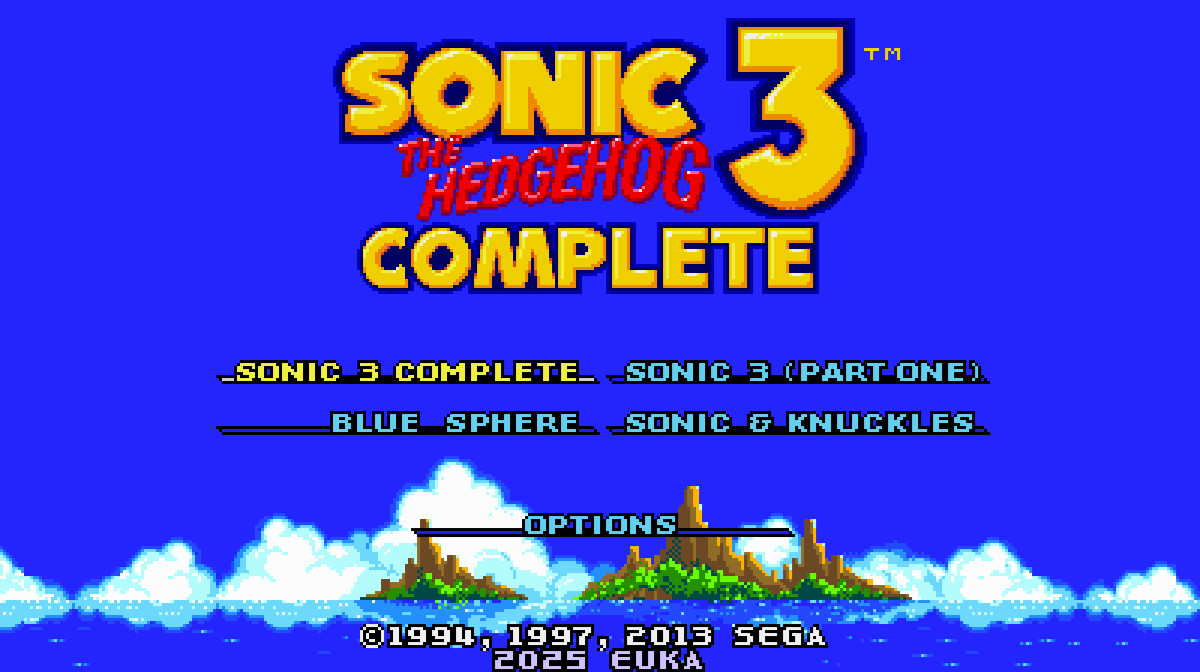 Sonic 3 Complete Title Screen Mod for Sonic 3 A.I.R. | S3AIR Mods