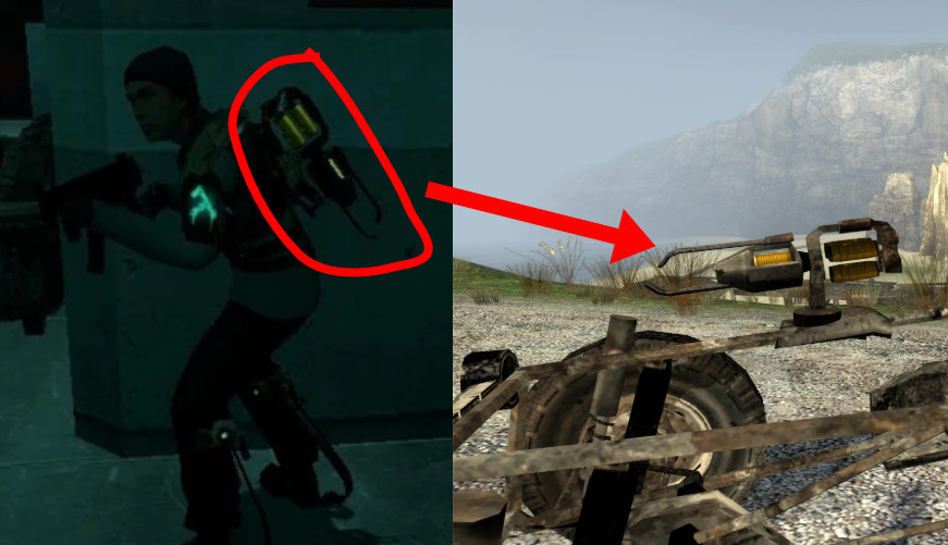 EZ2 jump team Scout car texture Mod for Half-Life 2 | HL2 Mods