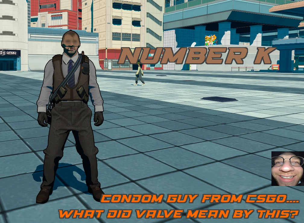 Number K from CSGO/CS2 Mod for Bomb Rush Cyberfunk | BRC Mods