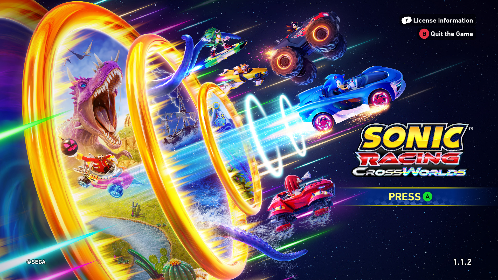 GameCube Button UI Mod for Sonic Racing: CrossWorlds | SR:CW Mods