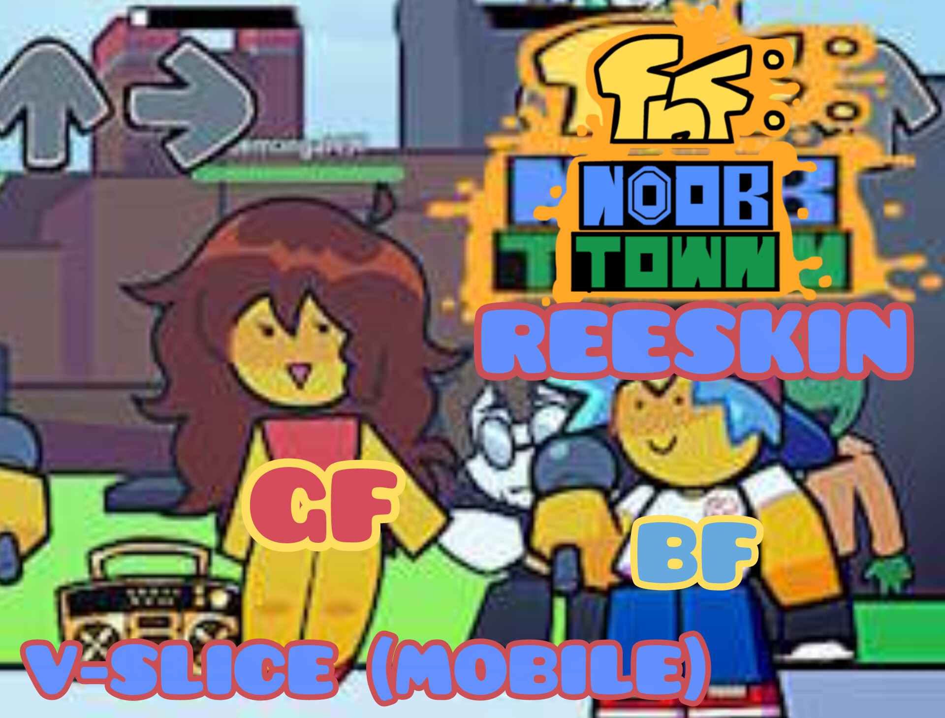 Bf and Gf Roblox Mod for Friday Night Funkin' | FNF Mods