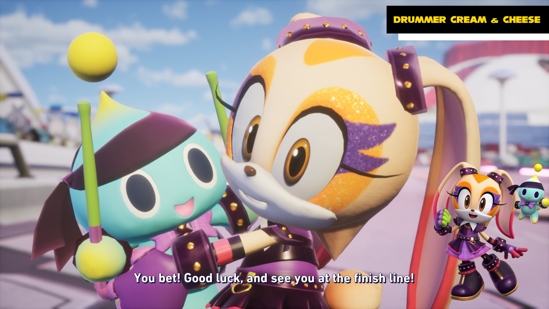 Drummer Cream Mod for Sonic Racing: CrossWorlds | SR:CW Mods