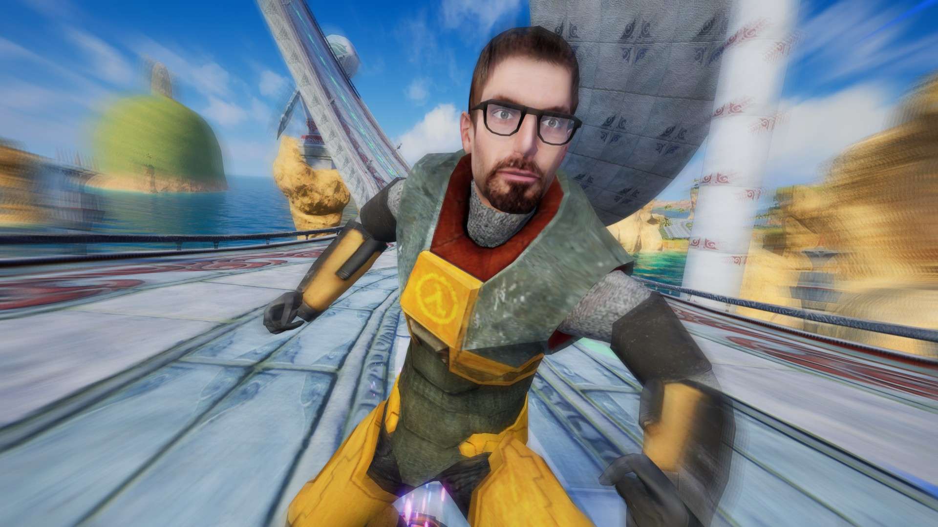 Gordon Freeman Mod for Sonic Racing: CrossWorlds | SR:CW Mods