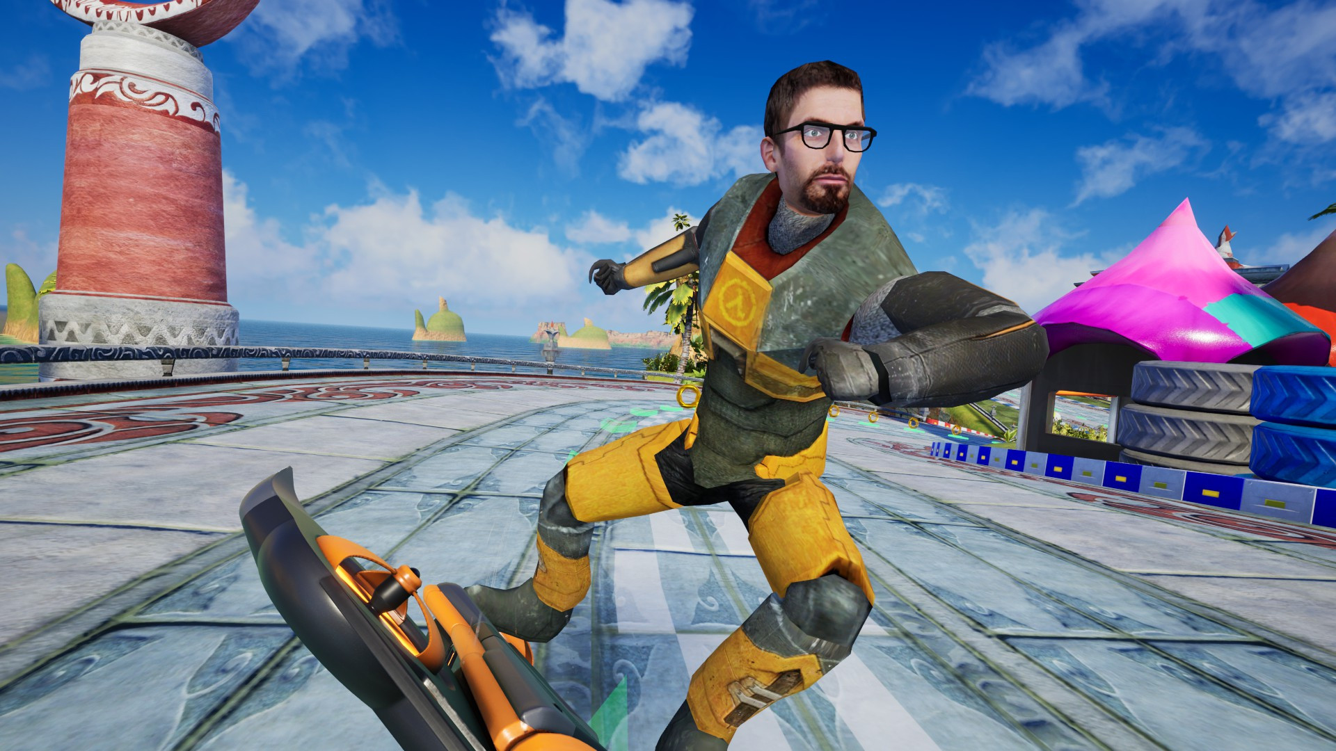 Gordon Freeman Mod for Sonic Racing: CrossWorlds | SR:CW Mods