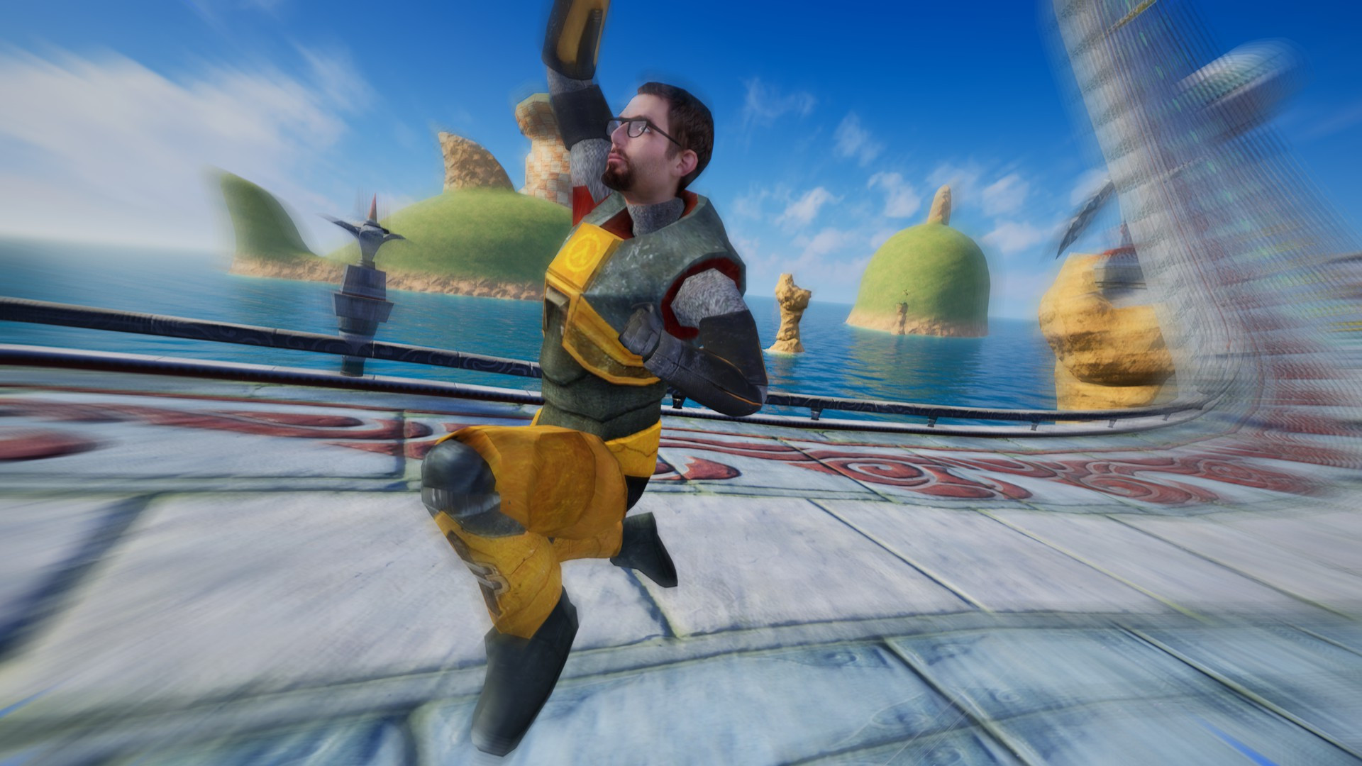 Gordon Freeman Mod for Sonic Racing: CrossWorlds | SR:CW Mods