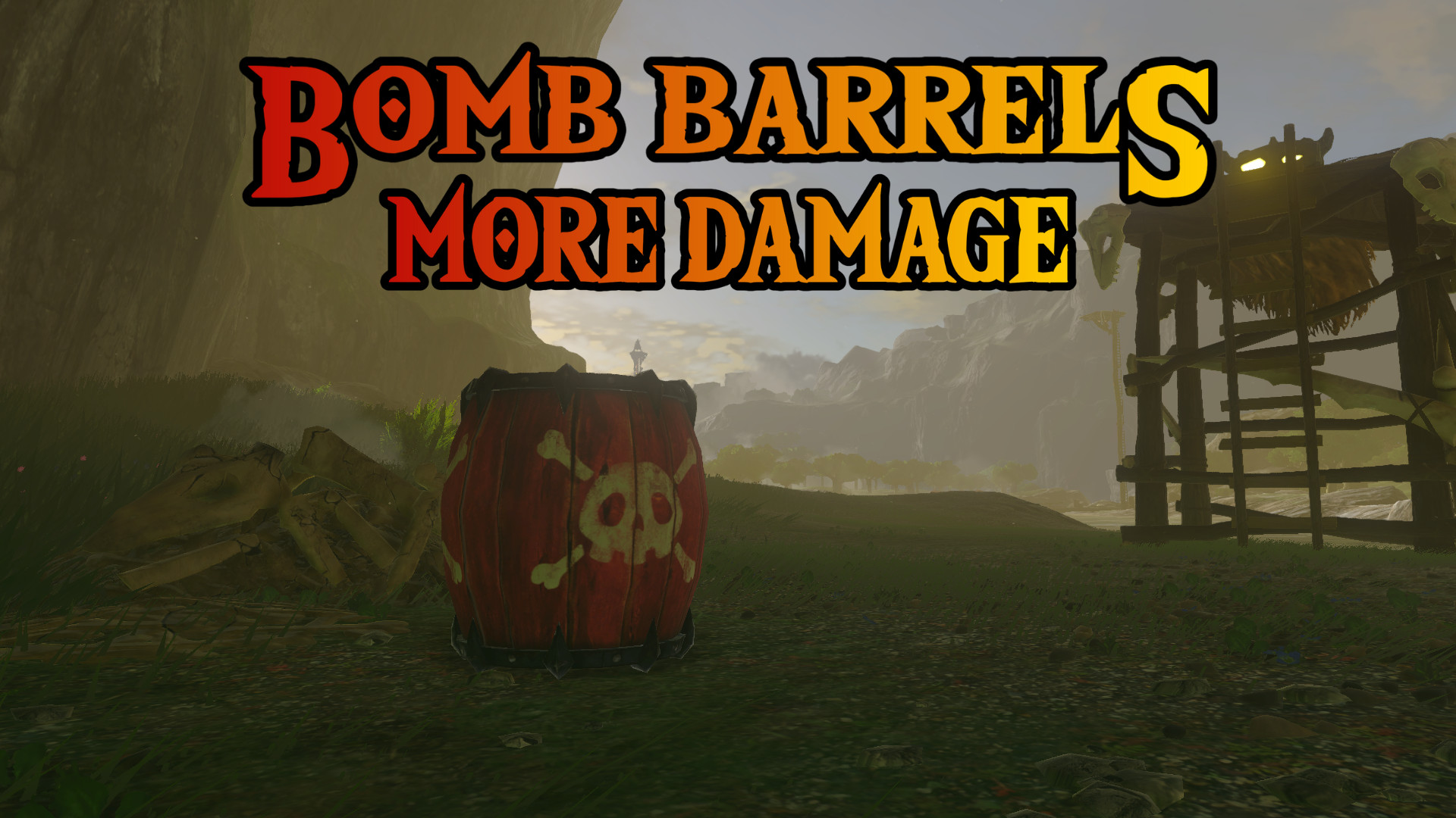Explosive Bomb Barrels [More Damage] Mod for The Legend of Zelda ...