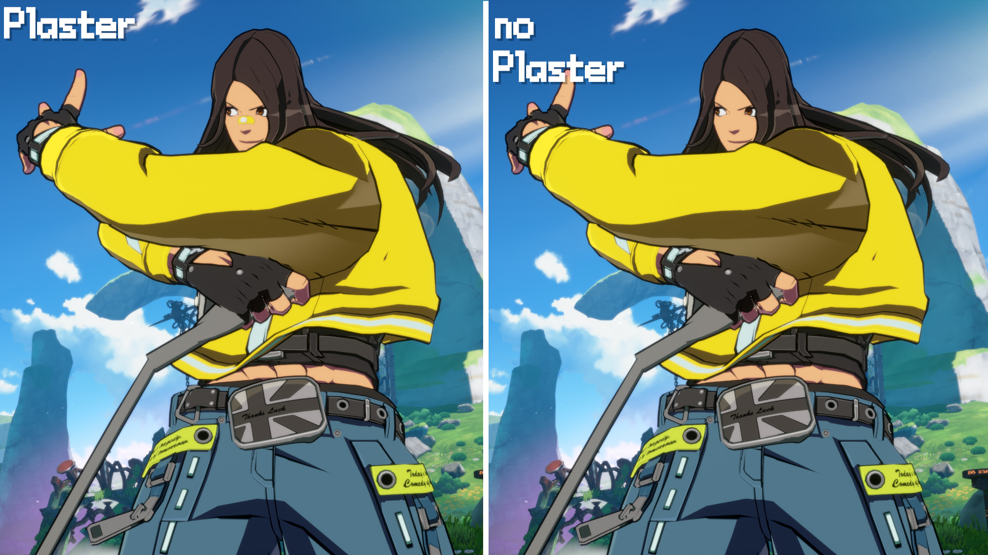 Axl - No Bandana + Cat ears & Bald ver. Mod for GUILTY GEAR -STRIVE ...
