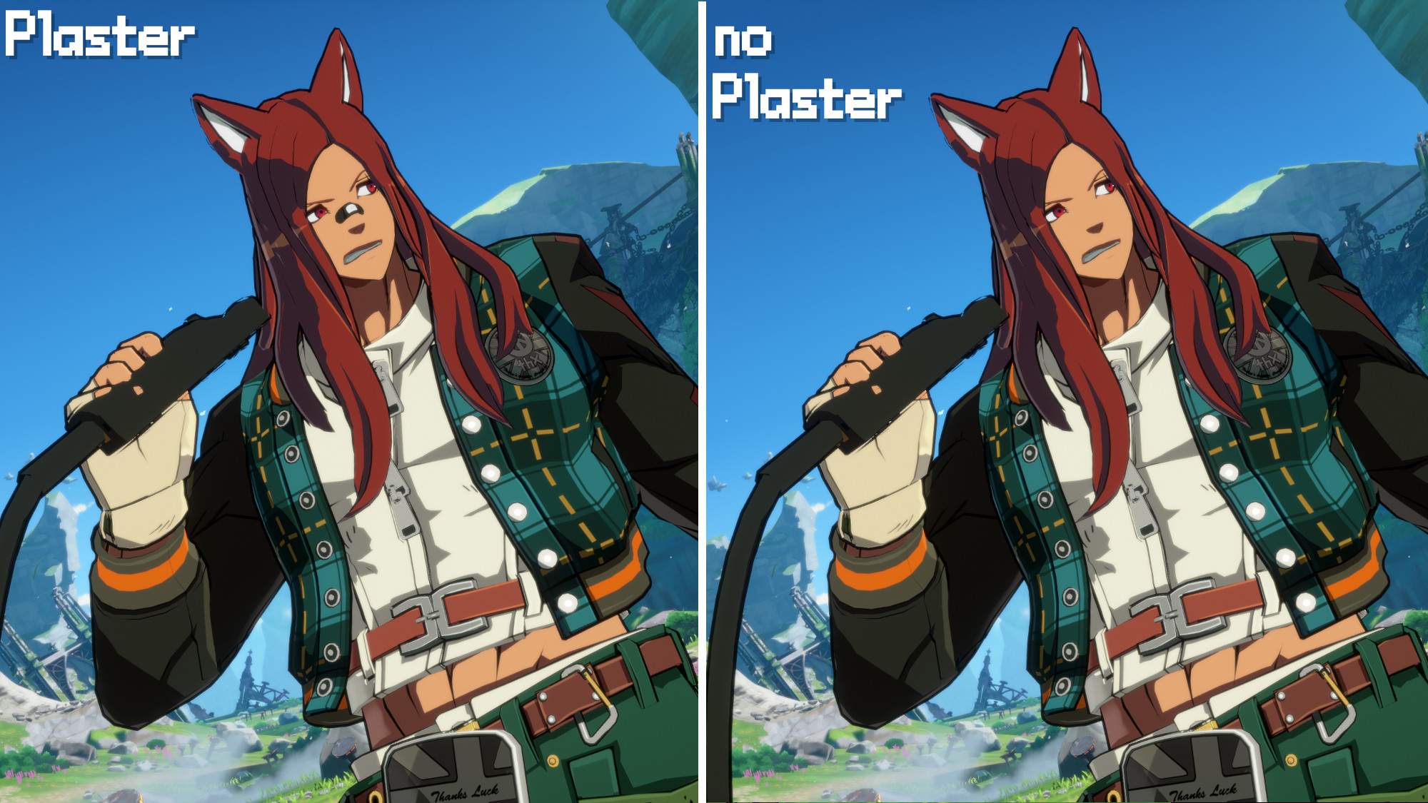 Axl - No Bandana + Cat ears & Bald ver. Mod for GUILTY GEAR -STRIVE ...