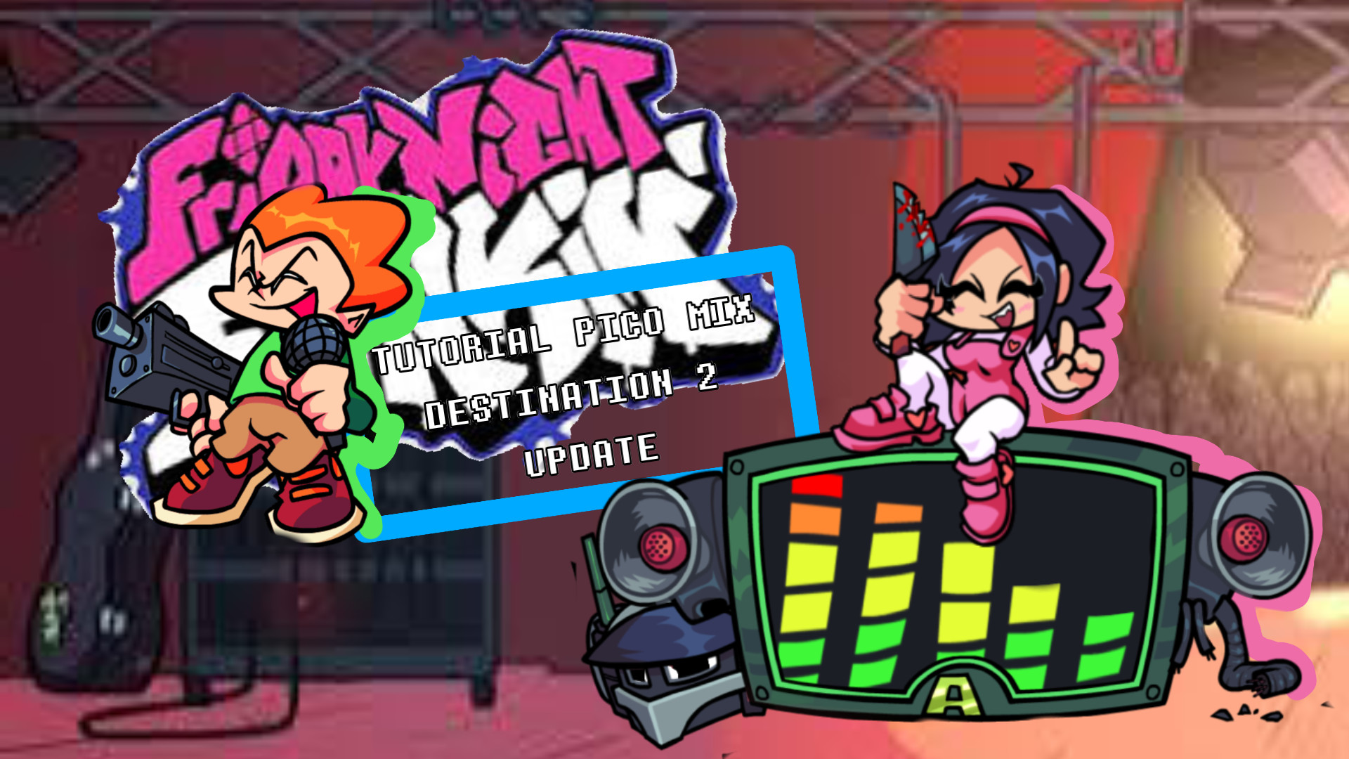 Tutorial Pico Mix + NEW SONGS! Mod for Friday Night Funkin' | FNF Mods