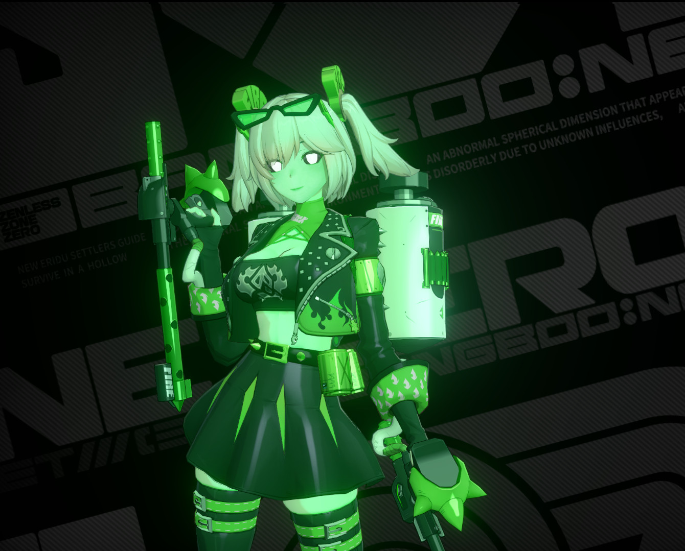 Green Burnice Mod for Zenless Zone Zero | ZZZ Mods