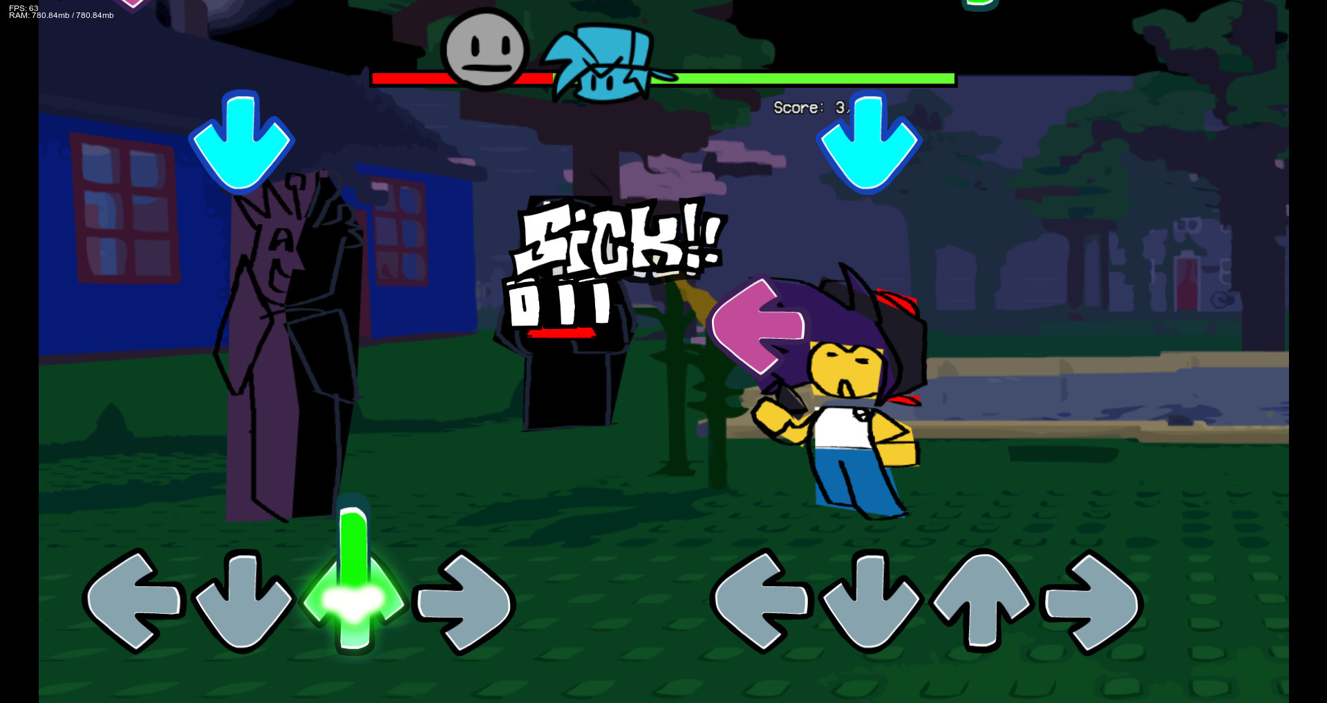 Noli Skin For PsychOnline Mod for Friday Night Funkin' | FNF Mods