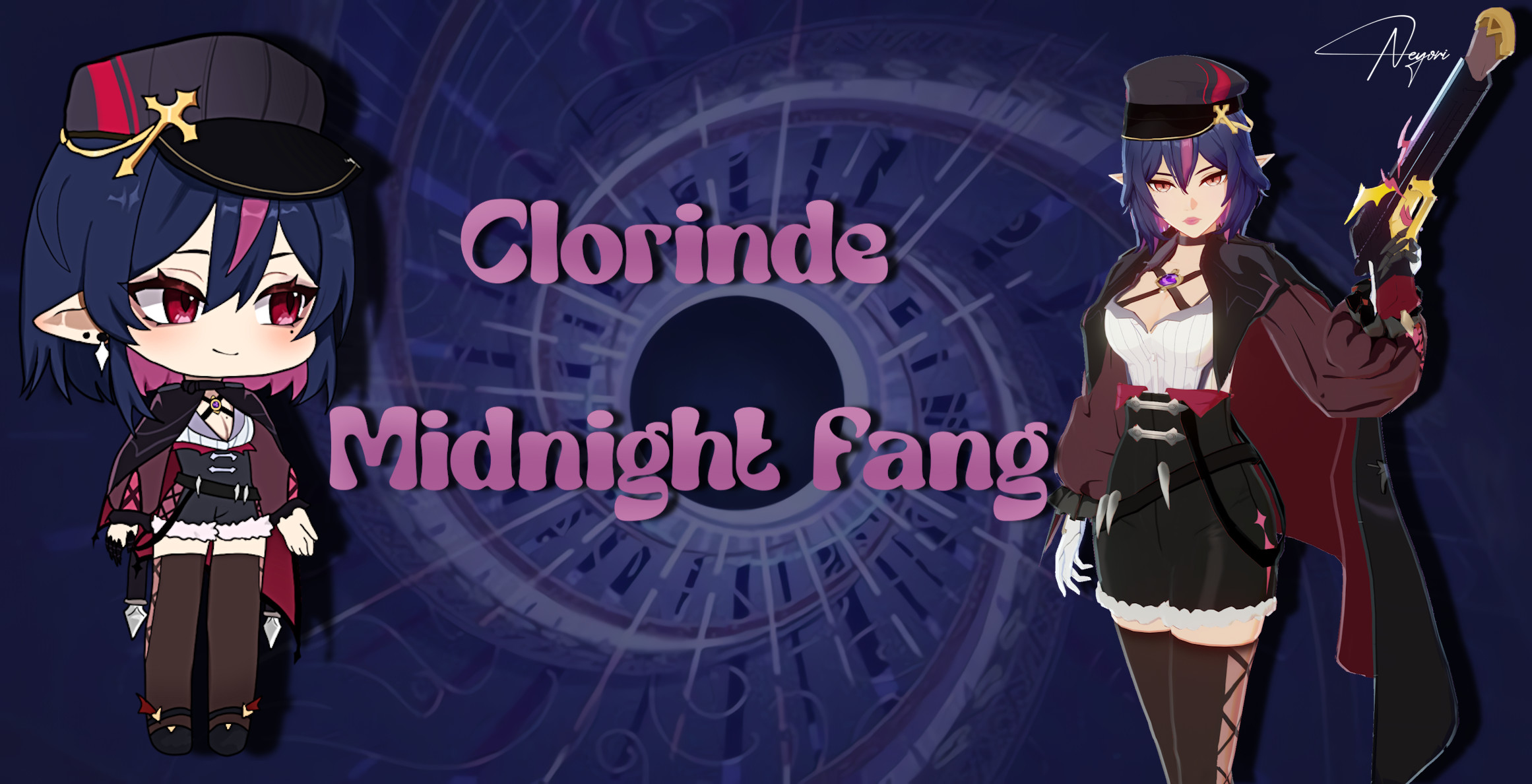 Commission: Clorinde Midnight fang Mod for Genshin Impact | GI Mods