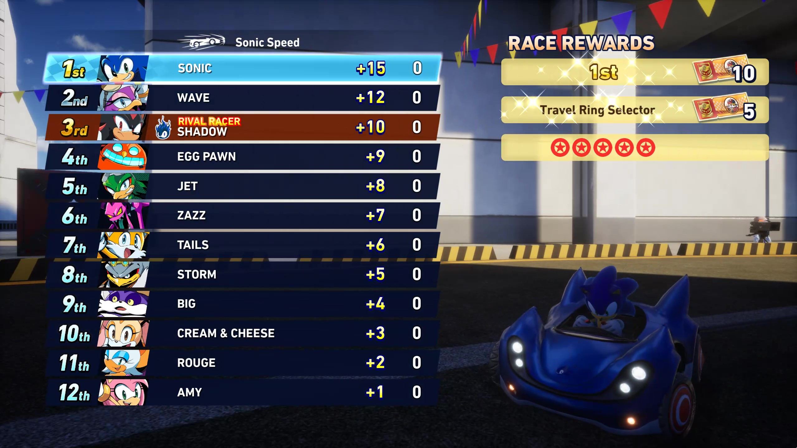 Speed Star (SASASR-2010) Mod for Sonic Racing: CrossWorlds | SR:CW Mods