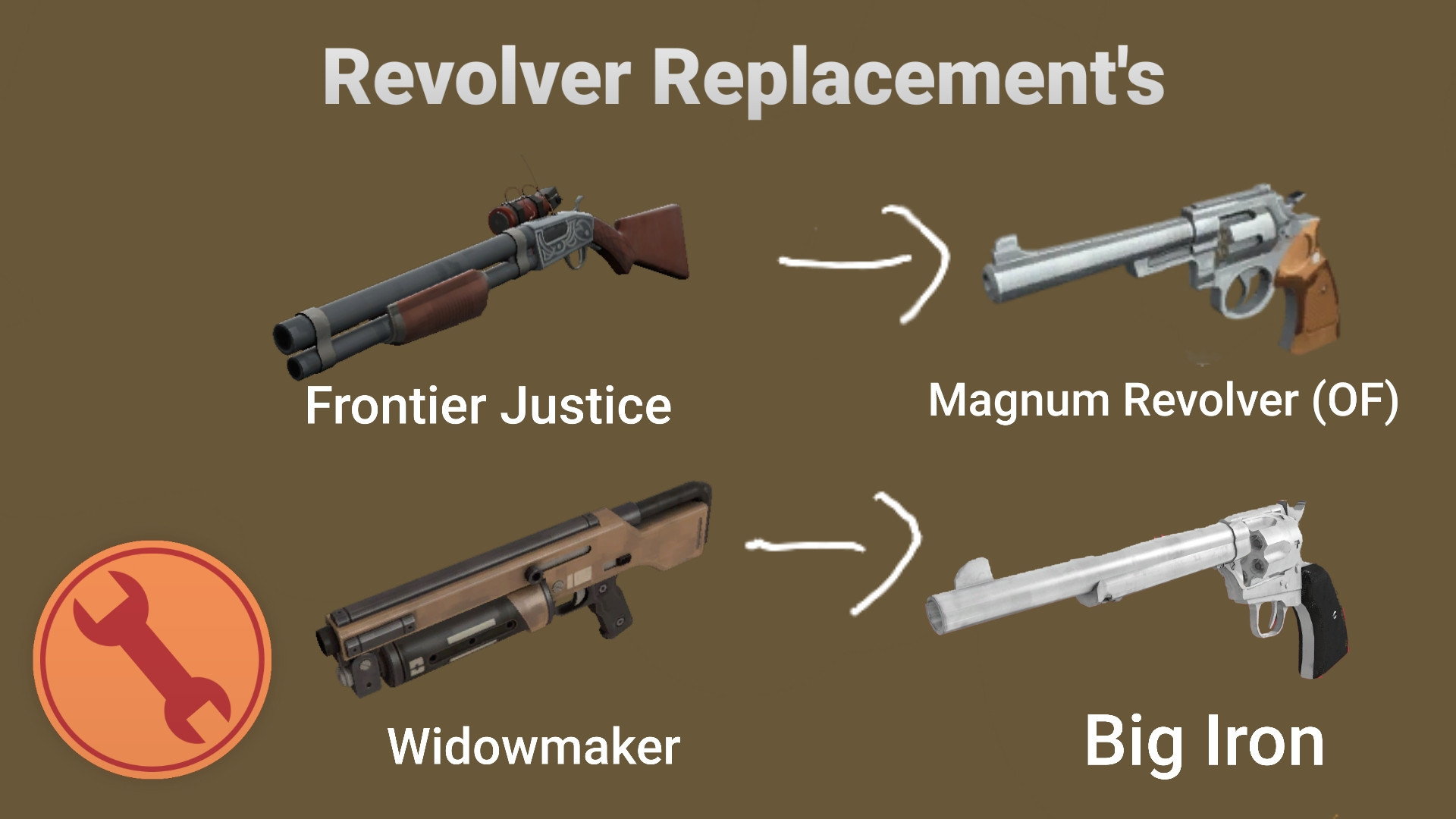 Definitive Revolver over Engi's Shotguns Mod for Team Fortress 2 | TF2 Mods