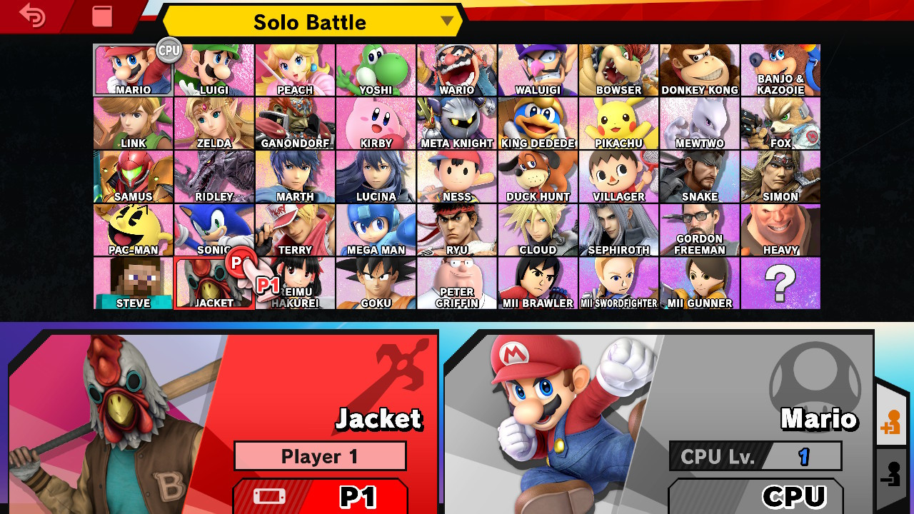 Jacket (Payday 3) over Roy Mod for Super Smash Bros. Ultimate | SSBU Mods