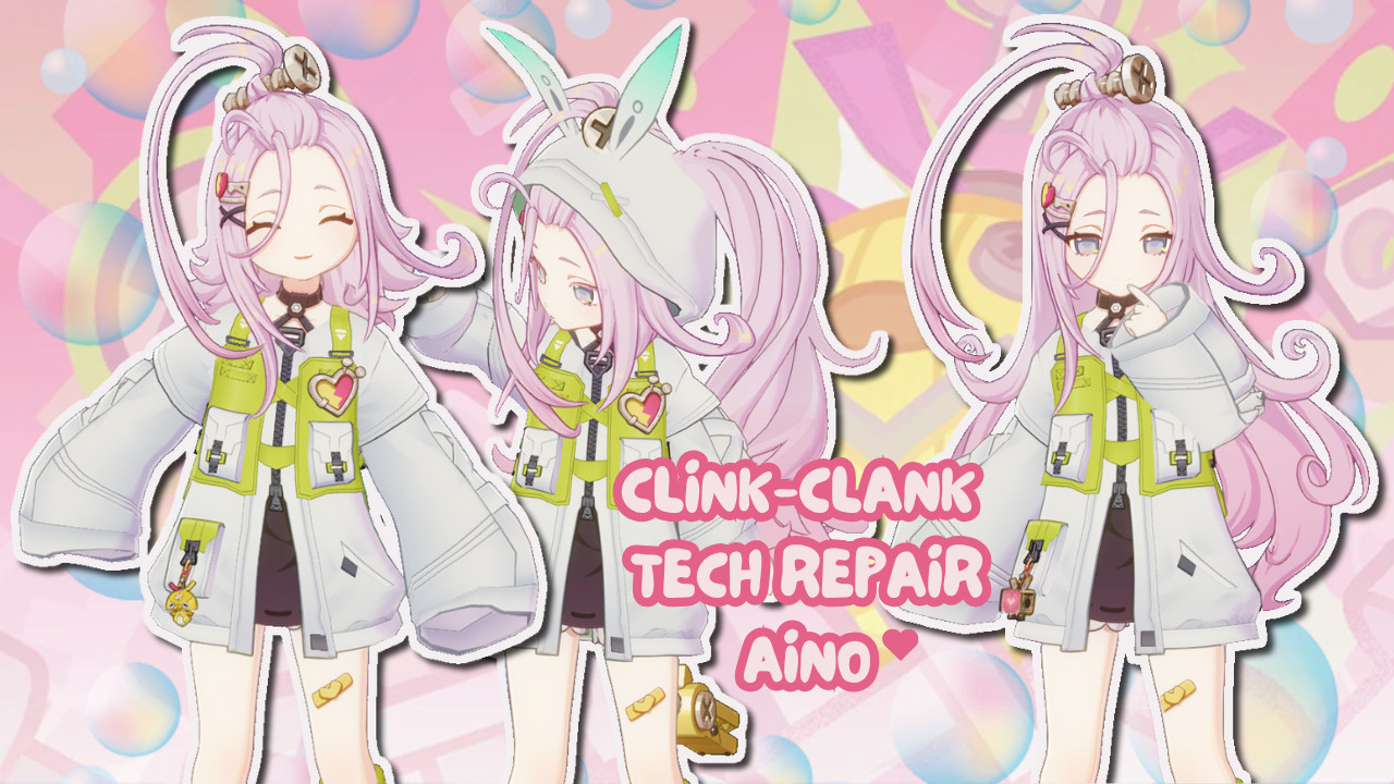 Aino - Clink Clank Tech Repair ♡‧₊˚ Mod for Genshin Impact | GI Mods