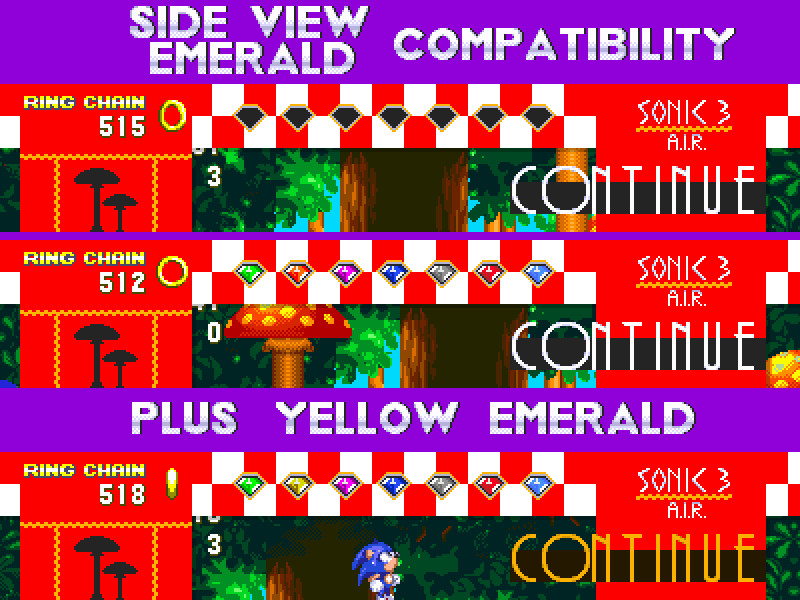 Rafa's S1F & S2A Inspired Pause Menu Mod for Sonic 3 A.I.R. | S3AIR Mods