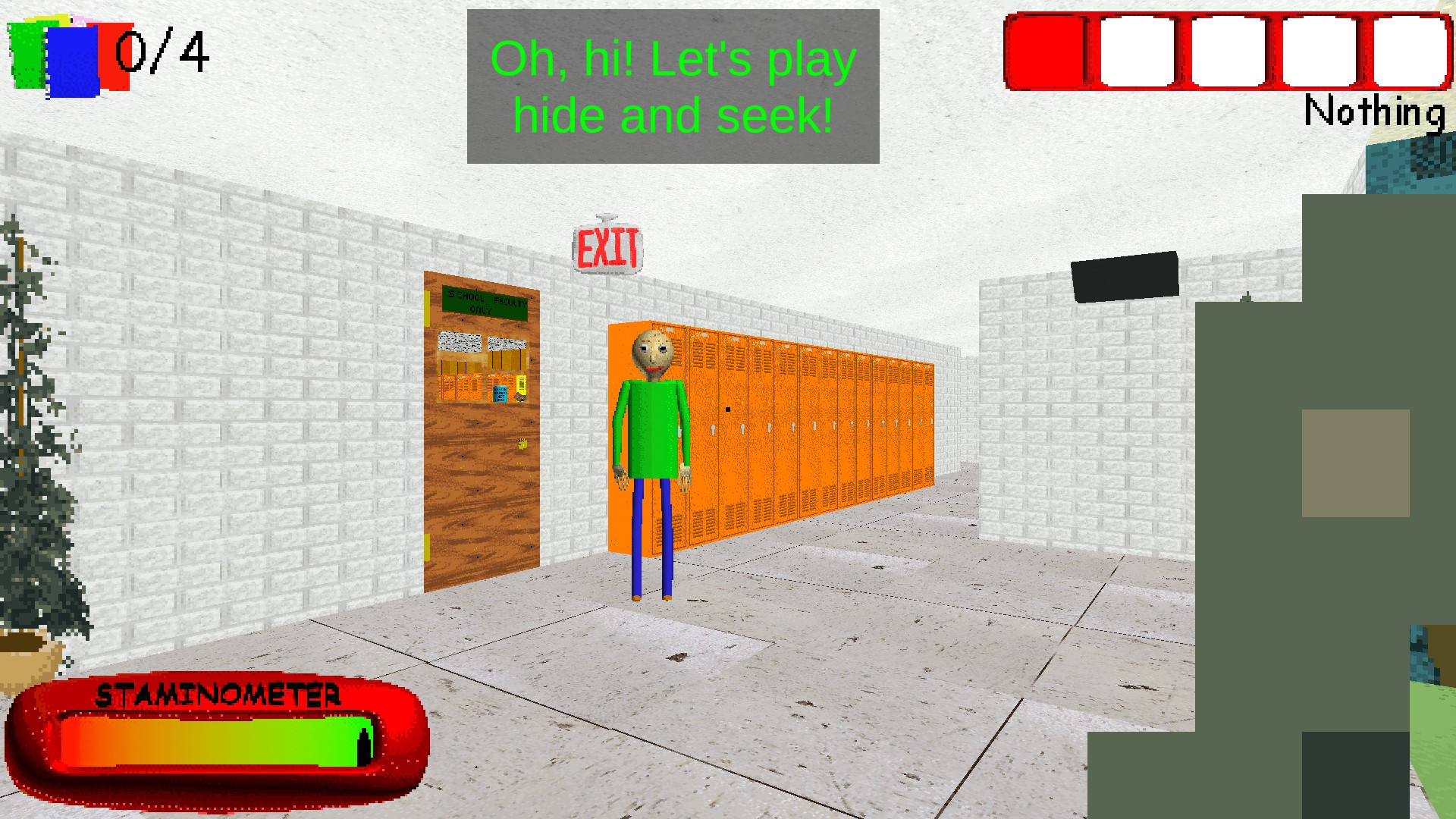 Red HUD and more better Mod for Baldi's Basics | Baldi Mods