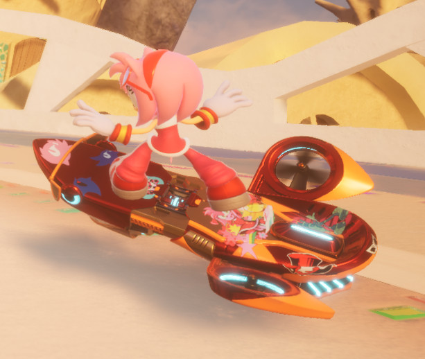 Riders Amy Mod for Sonic Racing: CrossWorlds | SR:CW Mods
