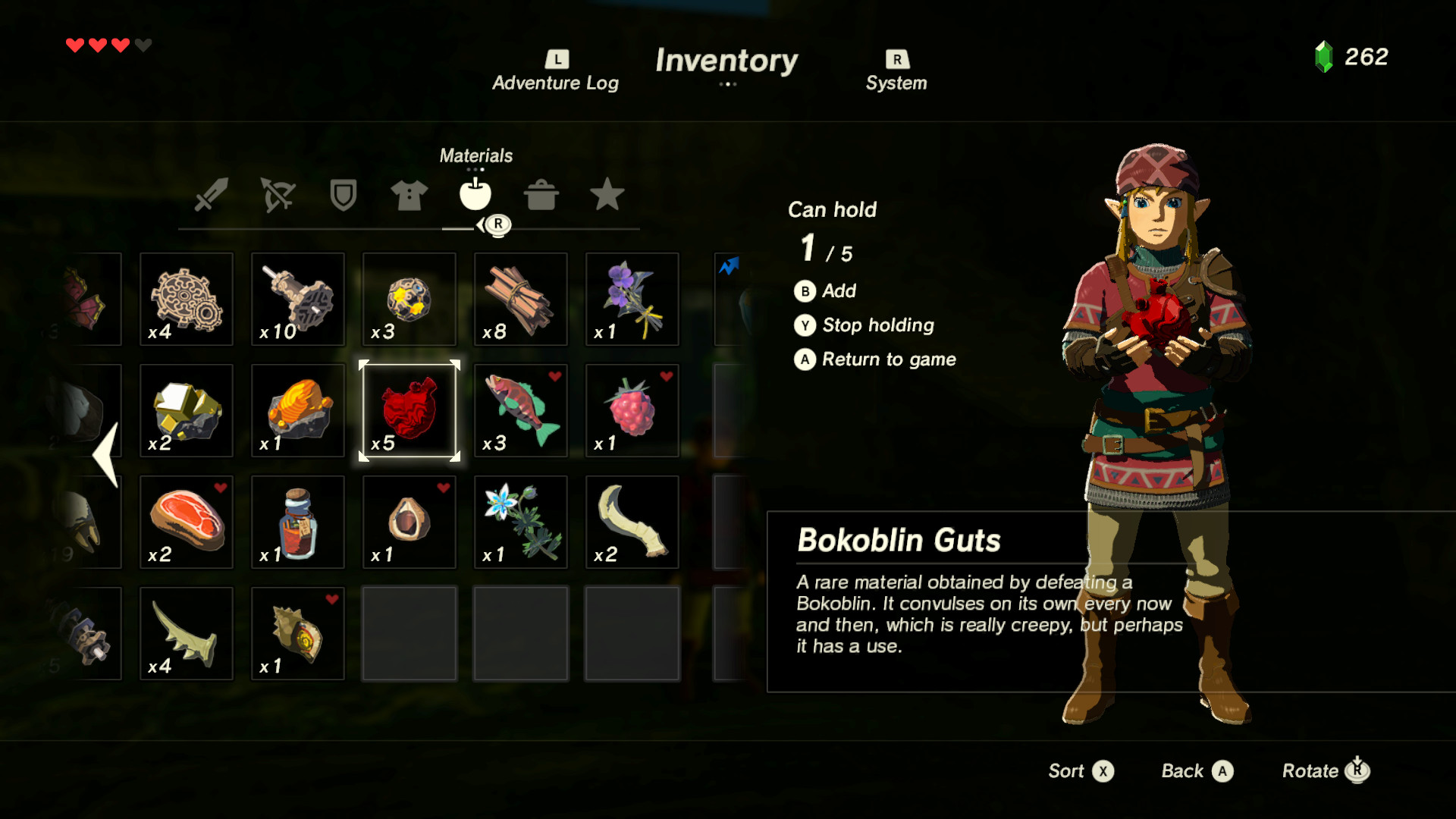 Blood Red Bokoblin Guts Mod for The Legend of Zelda: Breath of the Wild ...