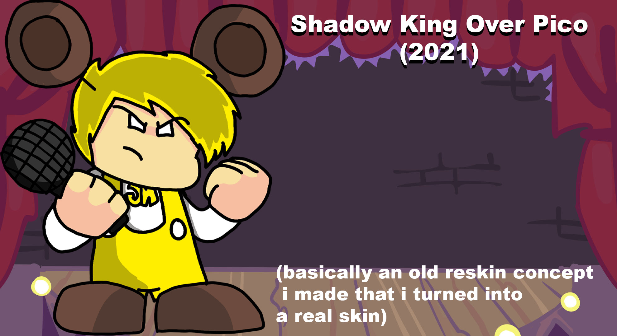 Shadow King Over Pico (2021 + FLA) Mod for Friday Night Funkin' | FNF Mods