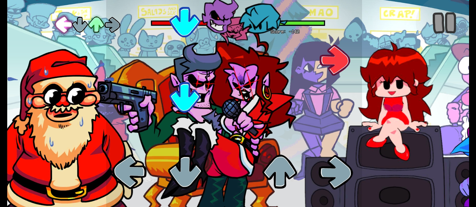 3D BF and GF from vs FNAF 2 (early beta) Mod for Friday Night Funkin ...