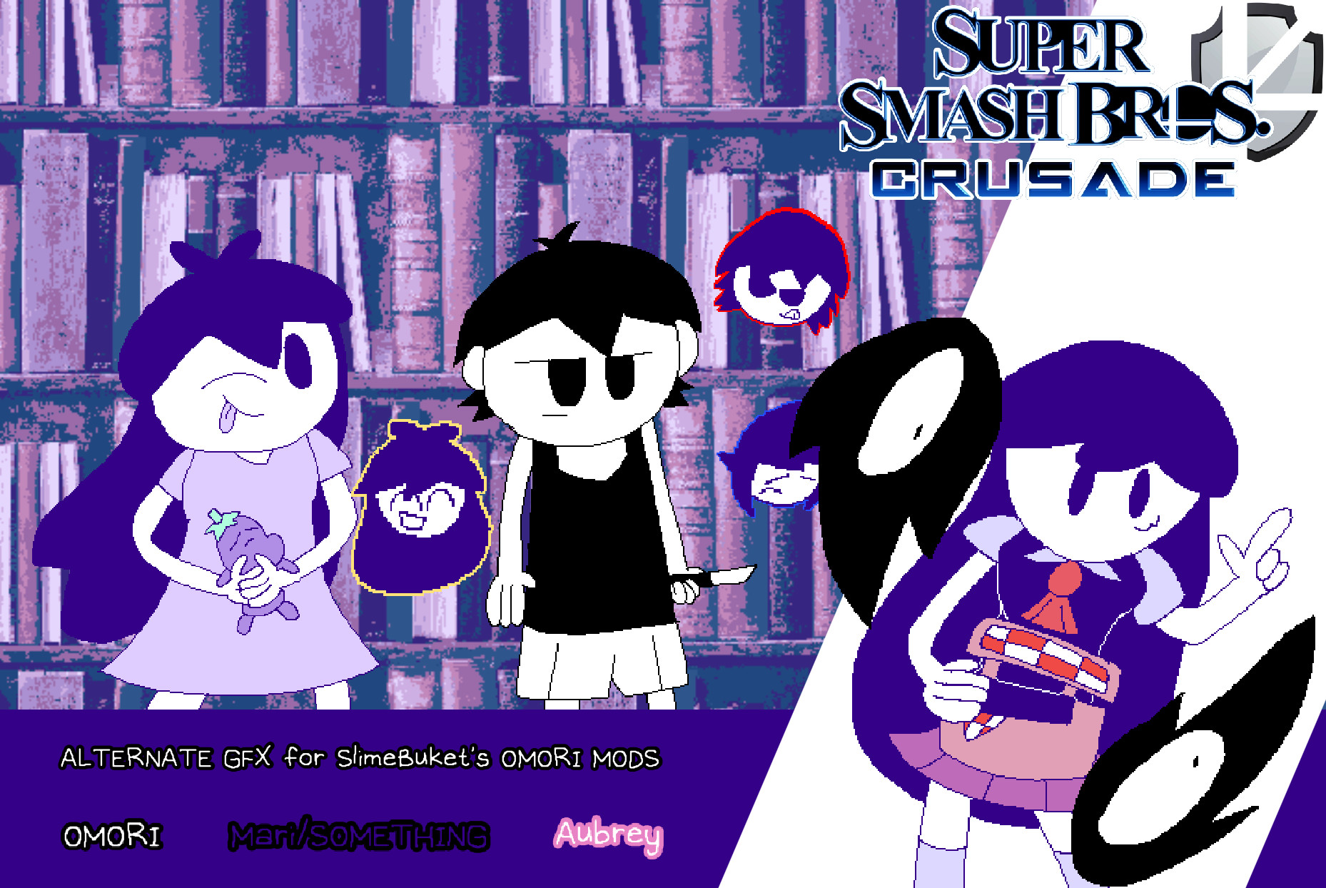 Alternate OMORI GFX Pack (9.5 ONLY) Mod for Super Smash Bros. Crusade ...