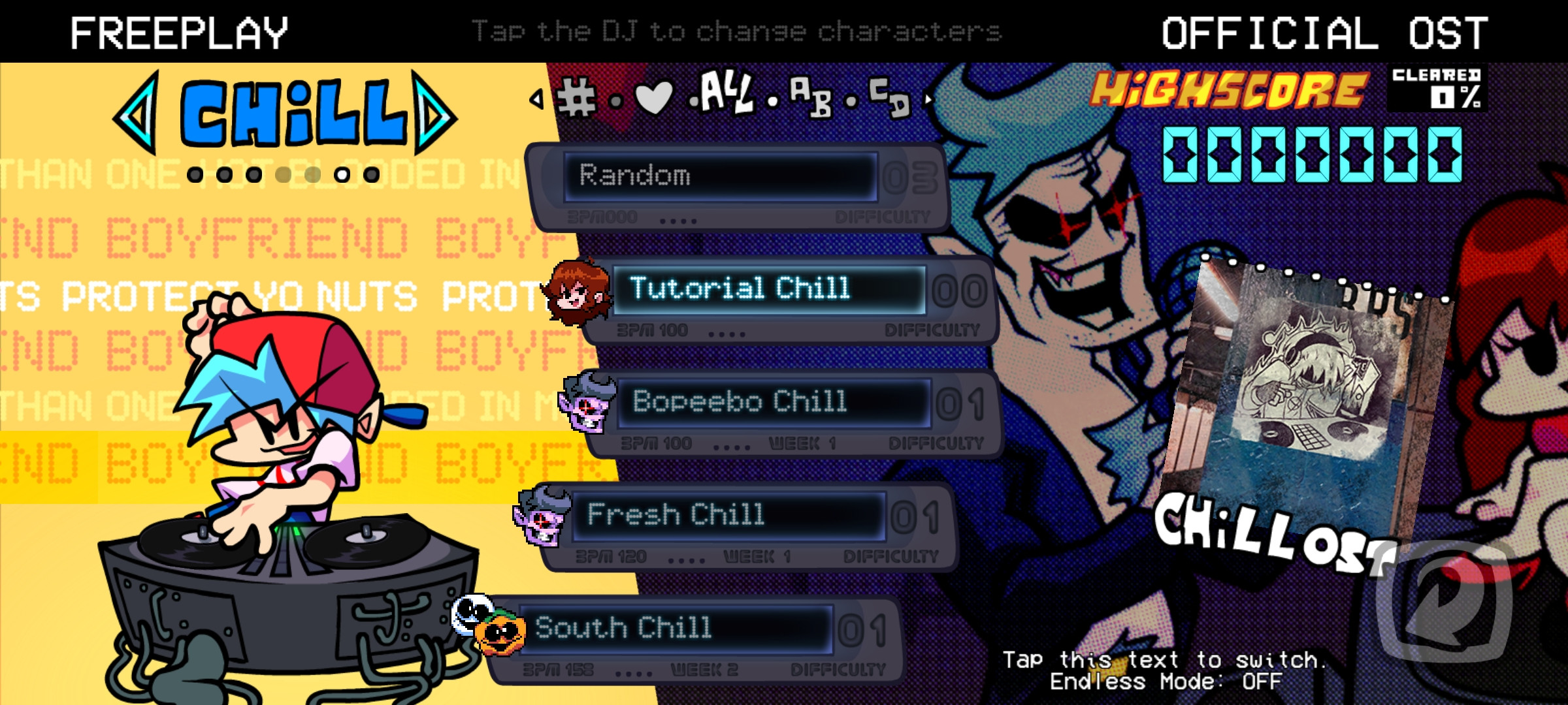 FNF CHILL DIFFICULTY (Now, mobile compatible) Mod for Friday Night ...