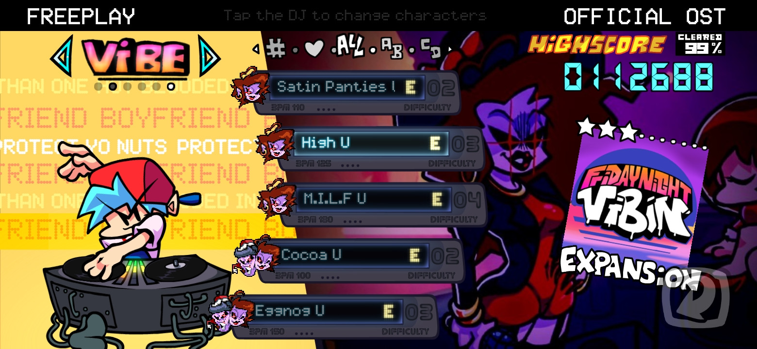 Friday Night Vibin' UTAU Covers V-slice Mod for Friday Night Funkin' | FNF Mods