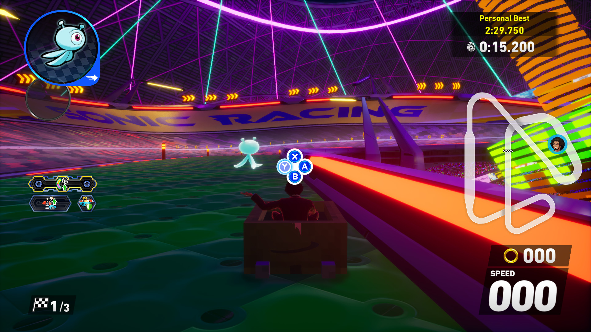 In-Race Button Prompts Mod for Sonic Racing: CrossWorlds | SR:CW Mods